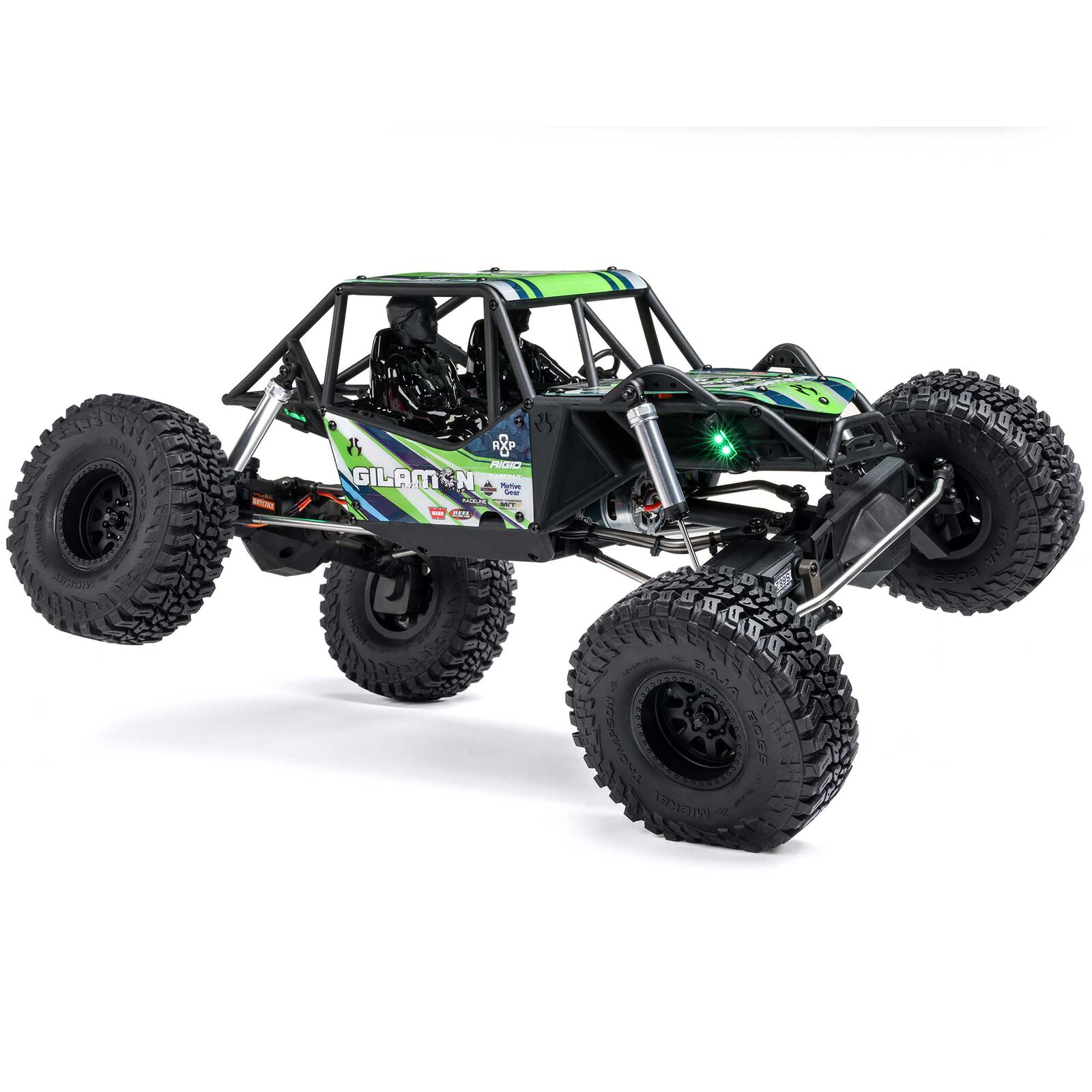 Axial 1/8 AXP8 Gilamon 2.2 4X4 RTR Brushed Trail Buggy, Green | Horizon ...