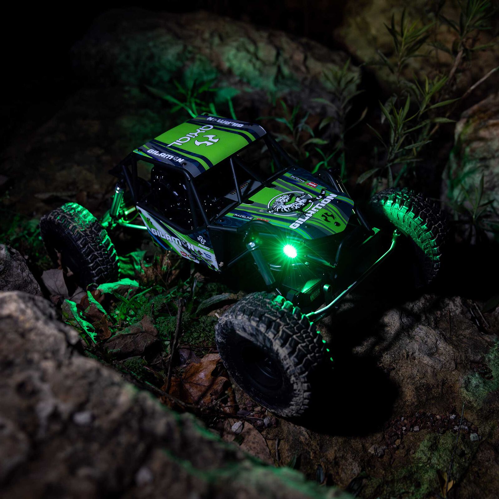 Axial 1/8 AXP8 Gilamon 2.2 4X4 RTR Brushed Trail Buggy, Green | Horizon ...