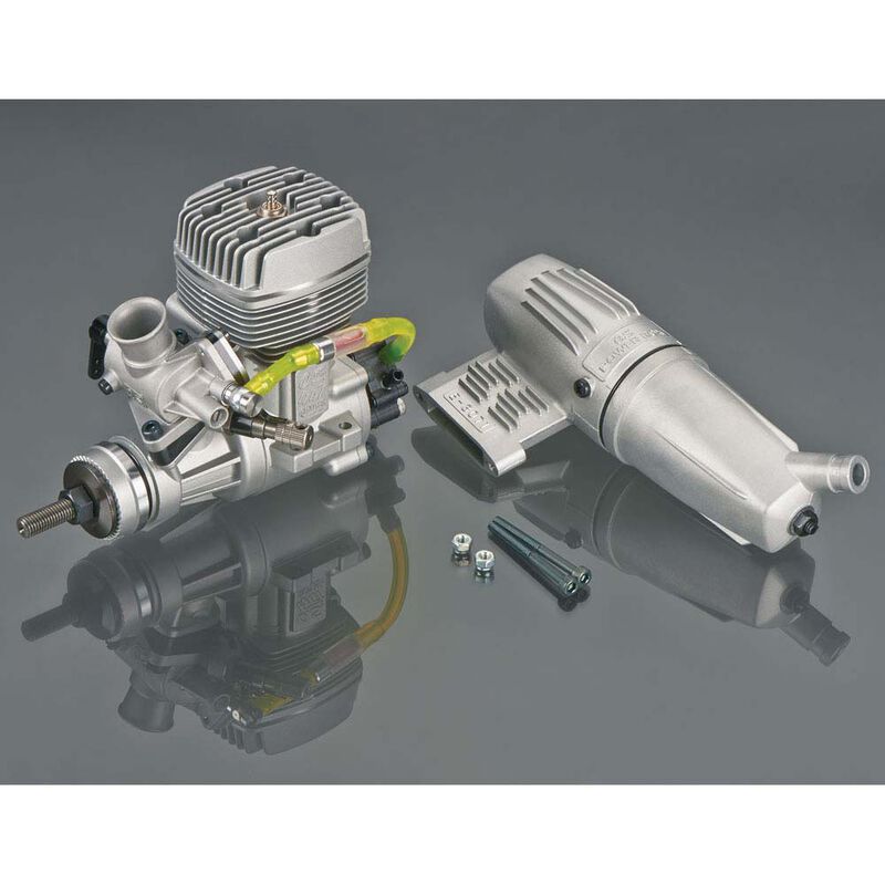 OS Engines GGT10 10cc Gas Glow Ignition 2-Cycle Engine with Muffler ...