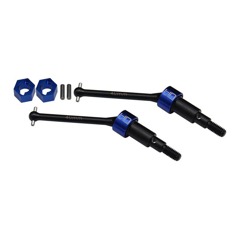 Hot Racing Rear Steel CVD Axle Set, ARRMA GROM & Losi NASCAR Vehicles ...