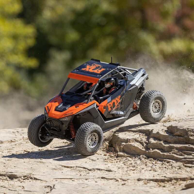 Losi 1/10 RZR Rey Fox 3S 4X4 RTR Brushless Side by Side, Orange ...