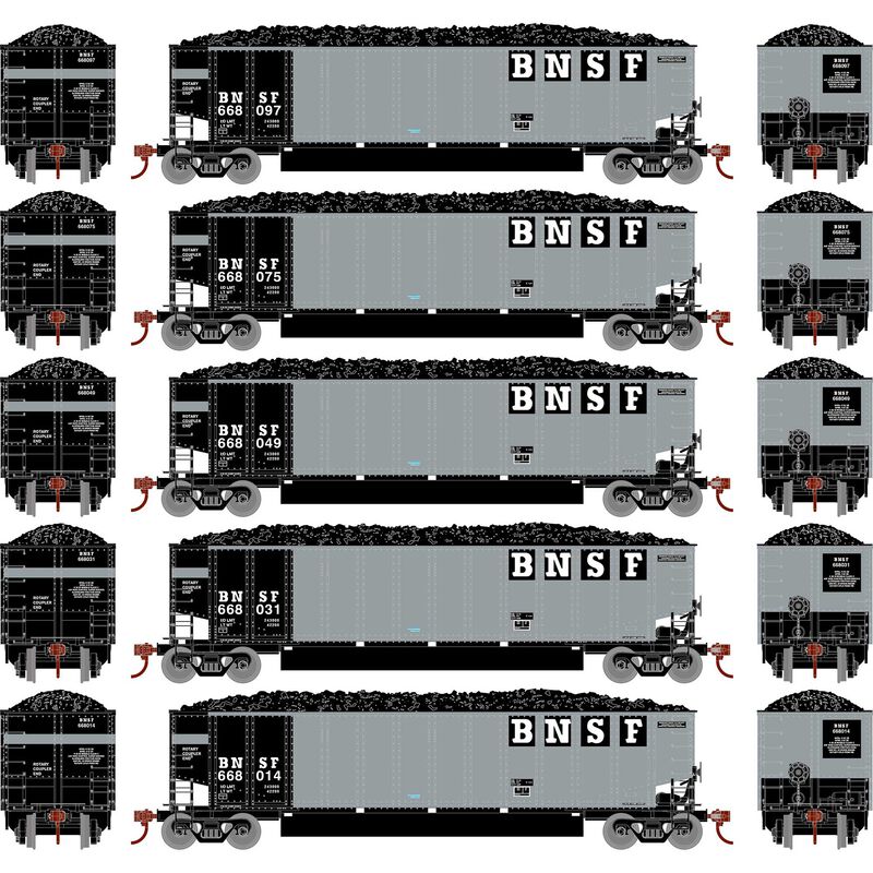 Athearn HO Bethgon Coalporter with Load, BNSF #3 (5) | Horizon Hobby