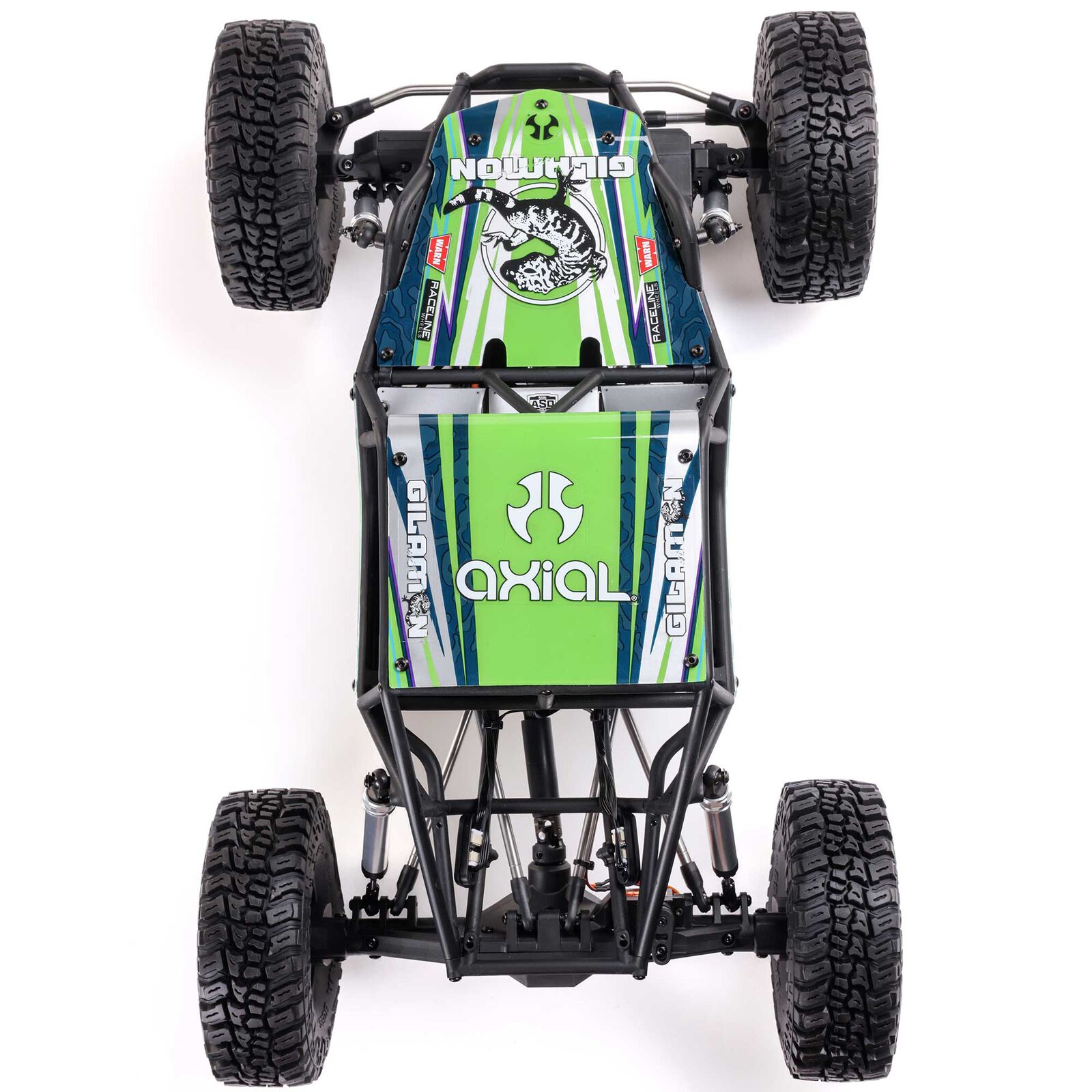 Axial 1/8 AXP8 Gilamon 2.2 4X4 RTR Brushed Trail Buggy, Green | Horizon ...