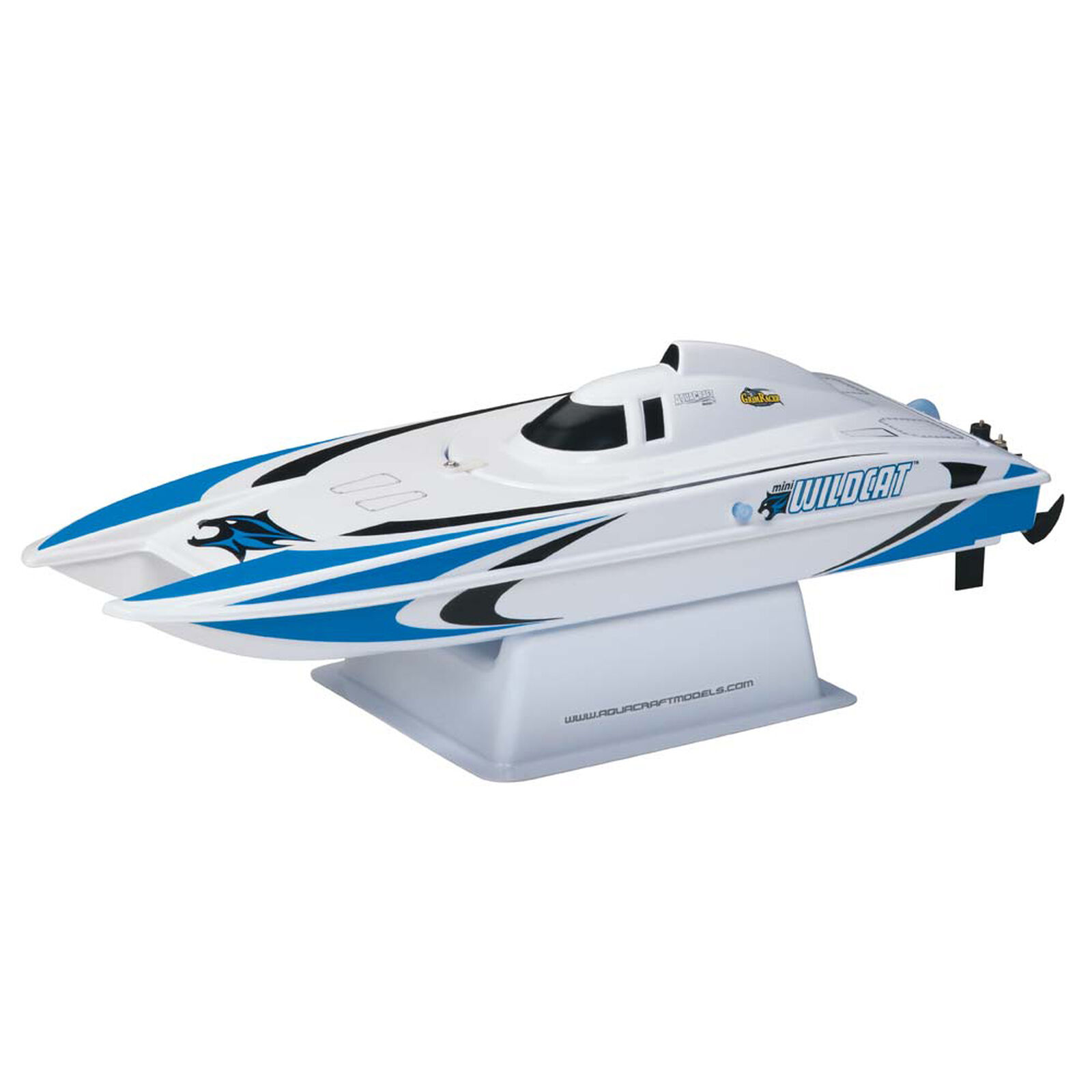AquaCraft Mini Wildcat Catamaran RTR Blue | Horizon Hobby