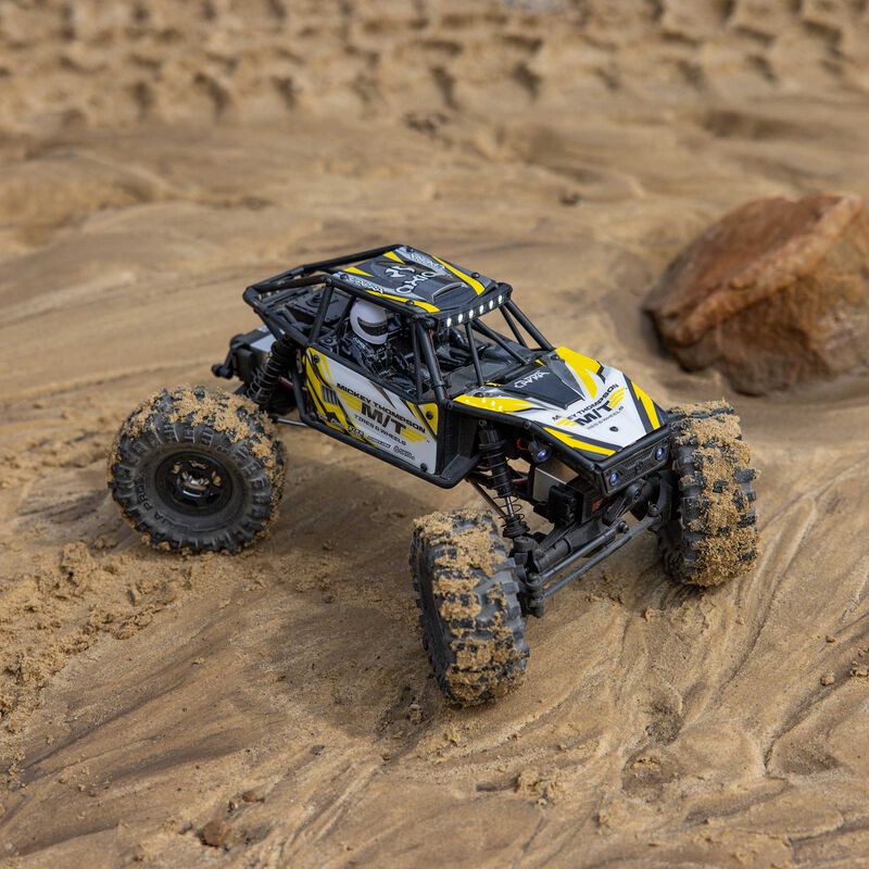 Axial 1/18 UTB18 Capra 4WS 4X4 RTR Brushed Rock Crawler (Battery ...