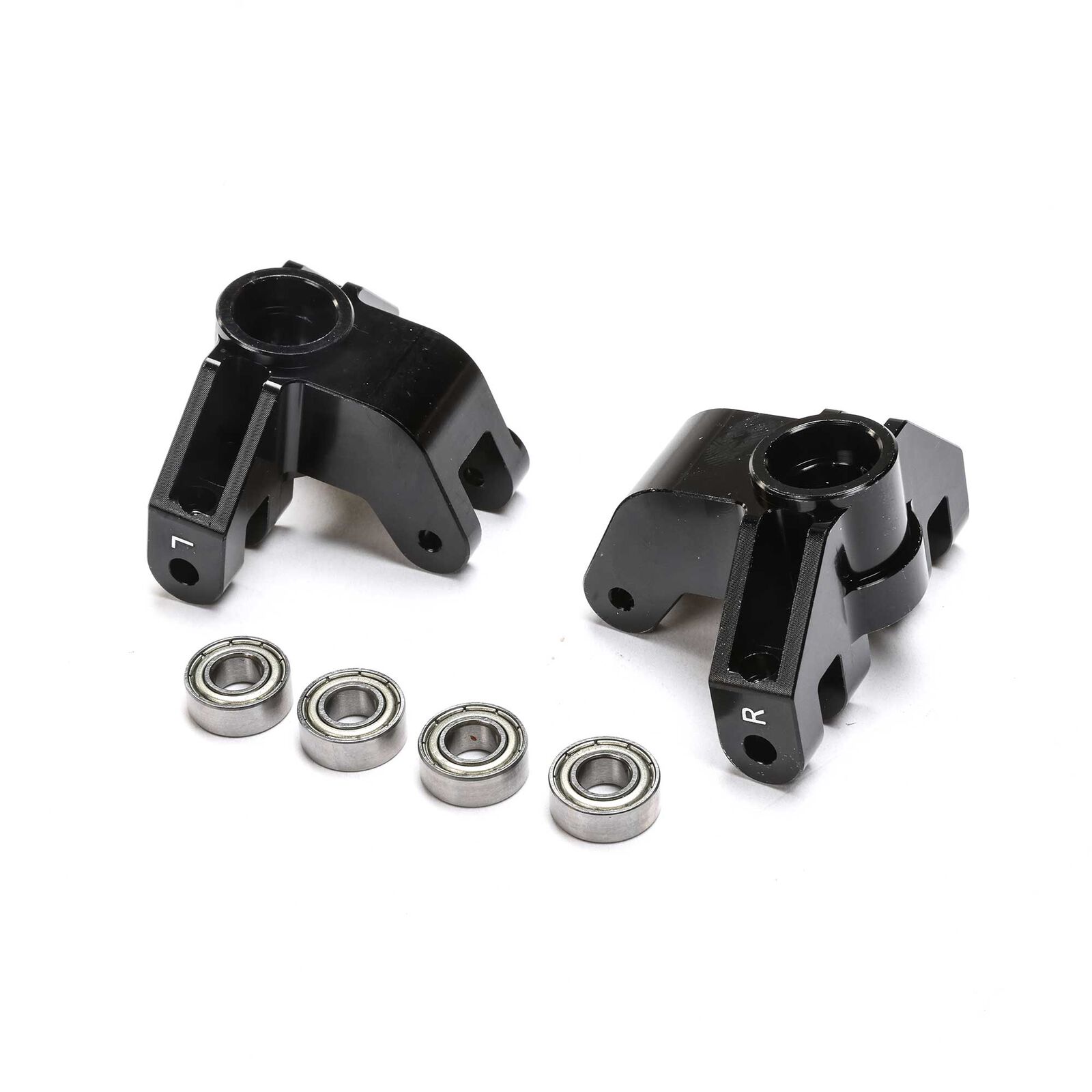 Team Losi Racing Steering Spindle Set, AL (L/R): LMT, TTLMT | Horizon Hobby