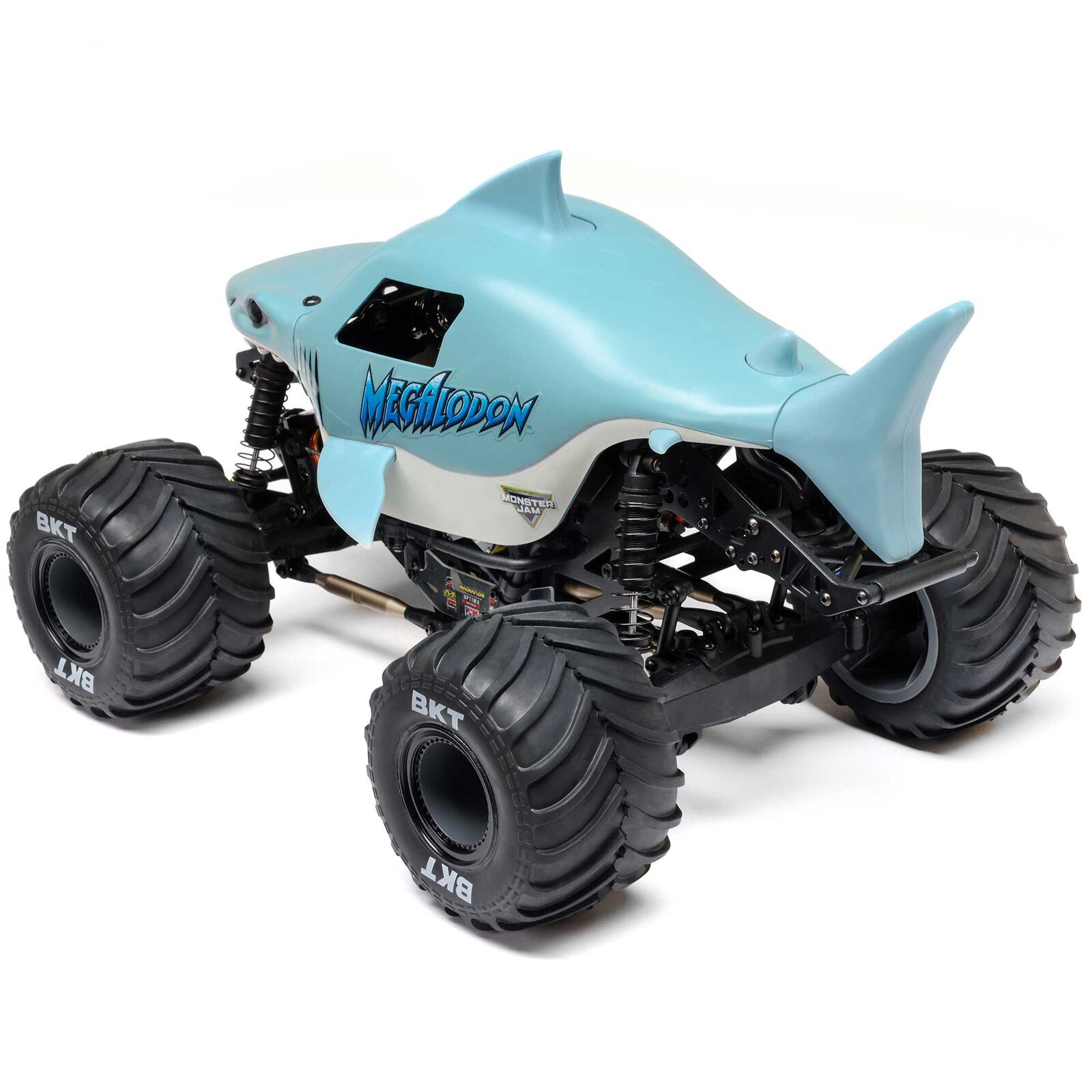 Losi 1/18 Mini LMT Megalodon 2S 4X4 RTR Brushed Monster Truck (Battery ...