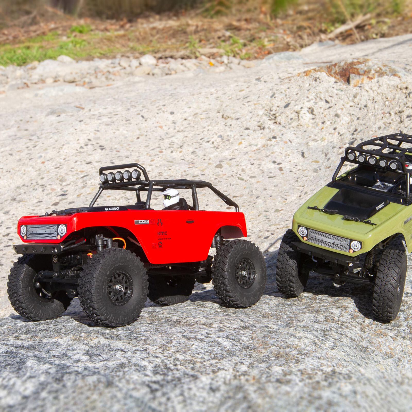 Axial 1/24 SCX24 Deadbolt 4X4 RTR Brushed Rock Crawler (Battery ...