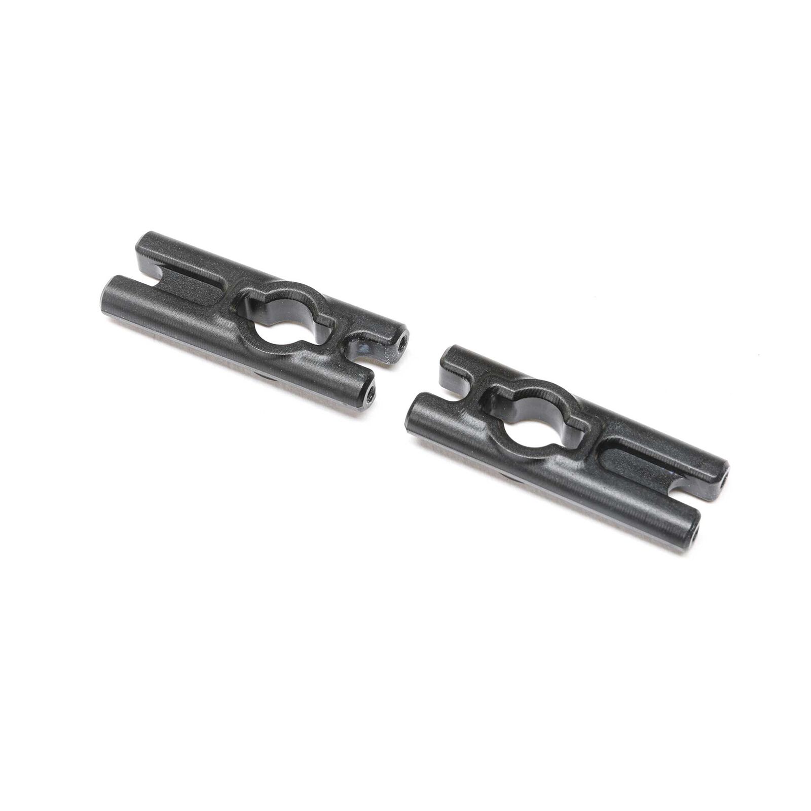 Losi Aluminum Body Mount Cross Bar, Black: Mini LMT (2) | Horizon Hobby