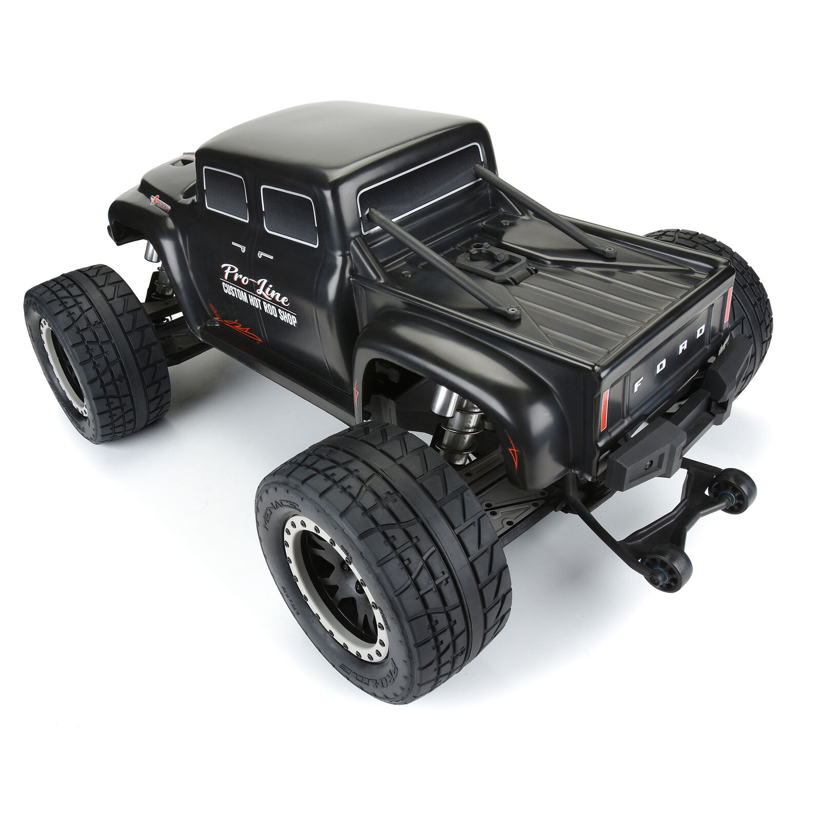 Pro-Line Racing 1/5 Pre-Cut Ford F-100 Bash Armor Black Body: X-MAXX ...