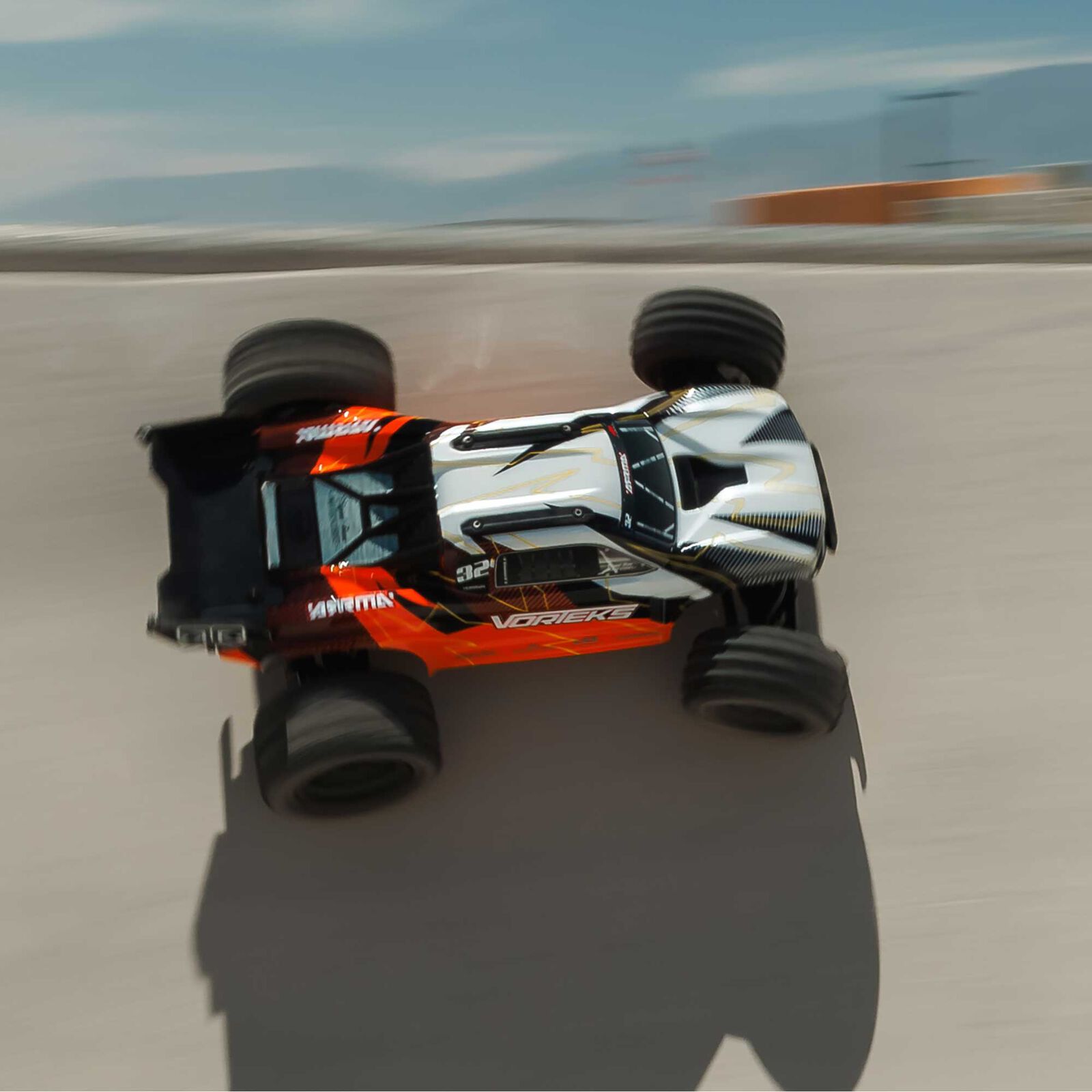 ARRMA 1/10 VORTEKS 2WD RTR Brushed Stadium Truck (Battery & Charger ...