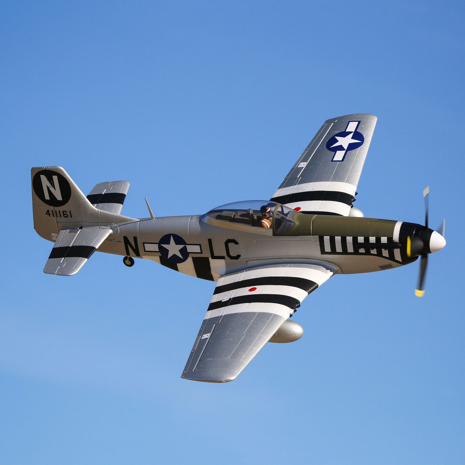 E-flite P-51D Mustang 1.2m BNF Basic with AS3X and SAFE Select ...