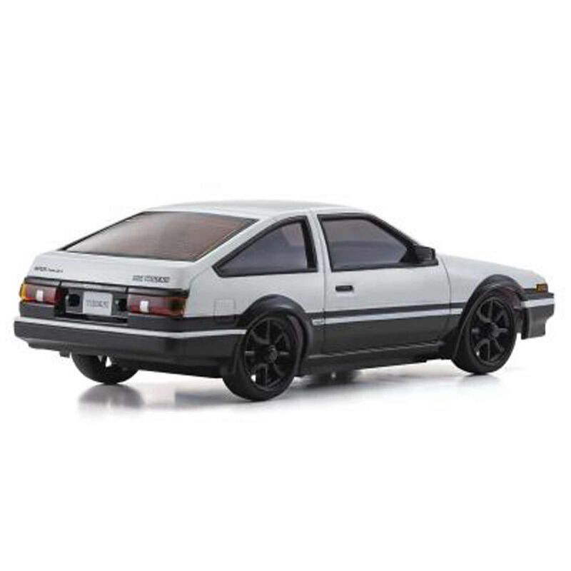 Kyosho 1/28 Toyota Sprinter Trueno AE86 MINI-Z AWD RTR, White/Black ...