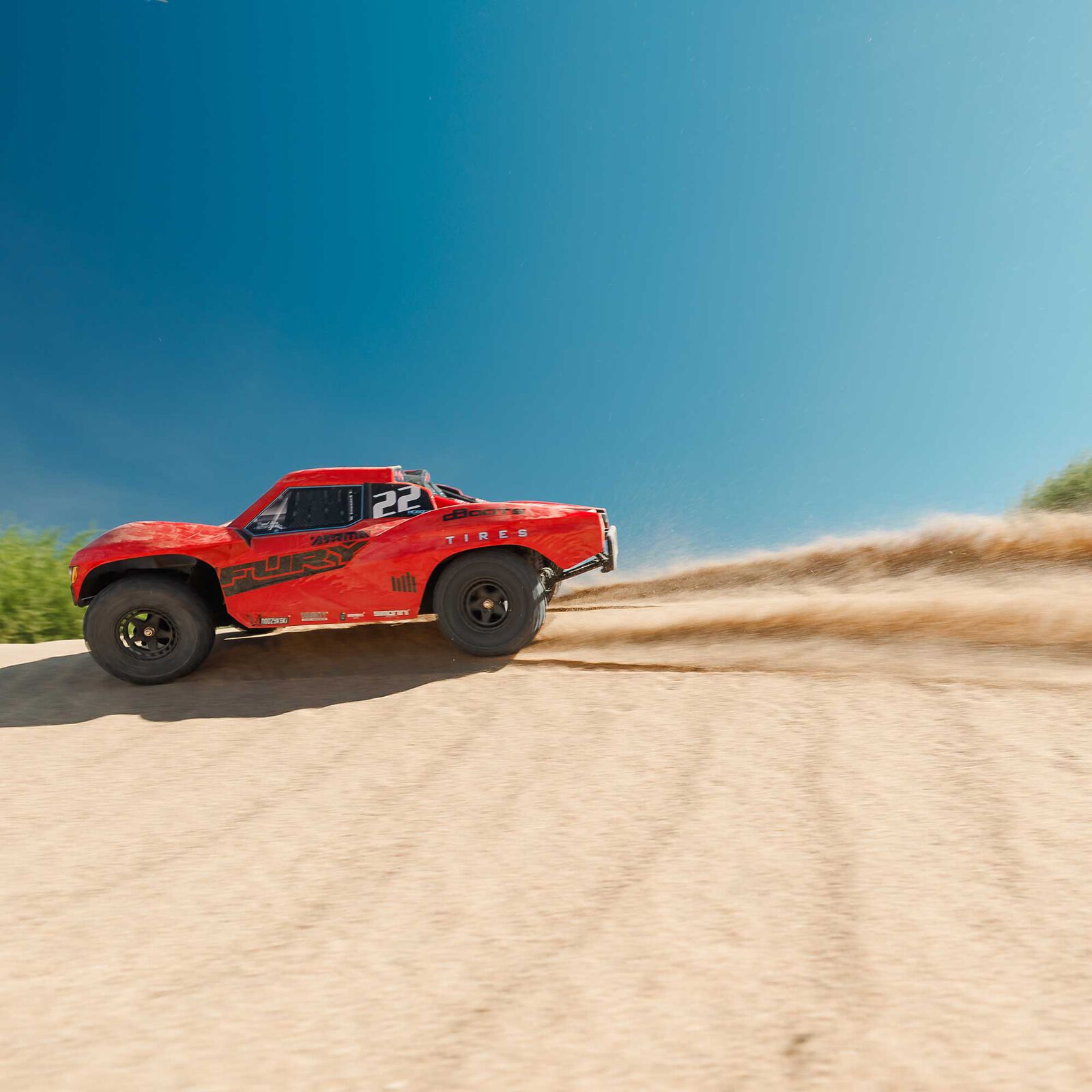 ARRMA 1/10 FURY 2WD RTR Brushed Short Course Truck (Battery & Charger ...