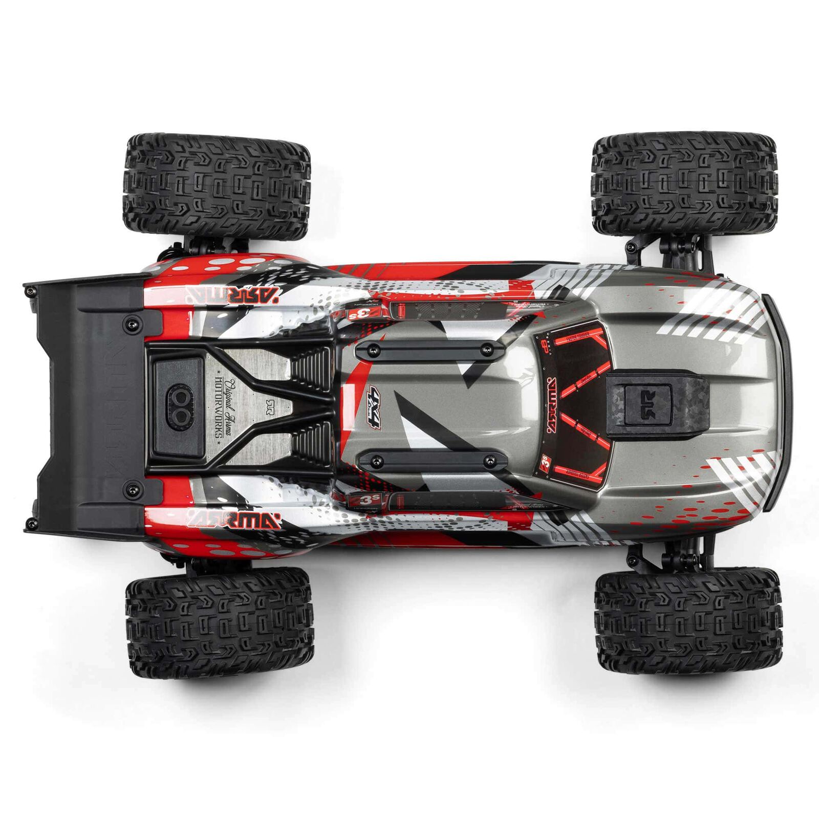 ARRMA 1/10 VORTEKS 223S DSC 4X4 RTR Brushless Stadium Truck, Red ...