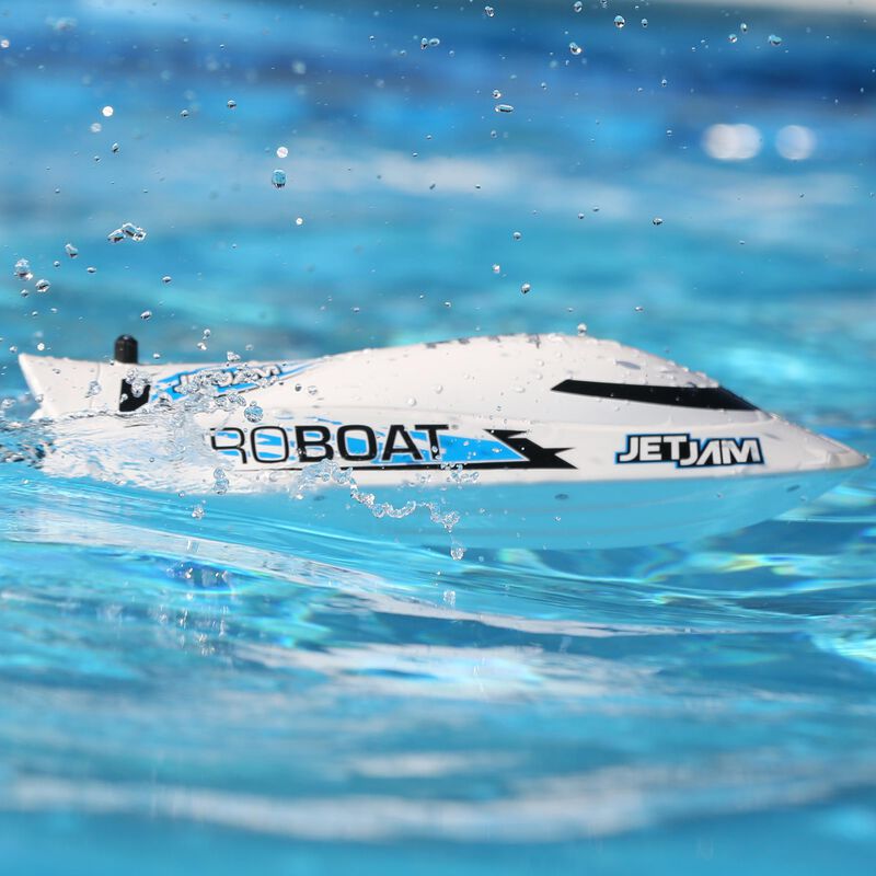Pro Boat Jet Jam V2 12" Self-Righting Pool Racer Brushed RTR, White ...