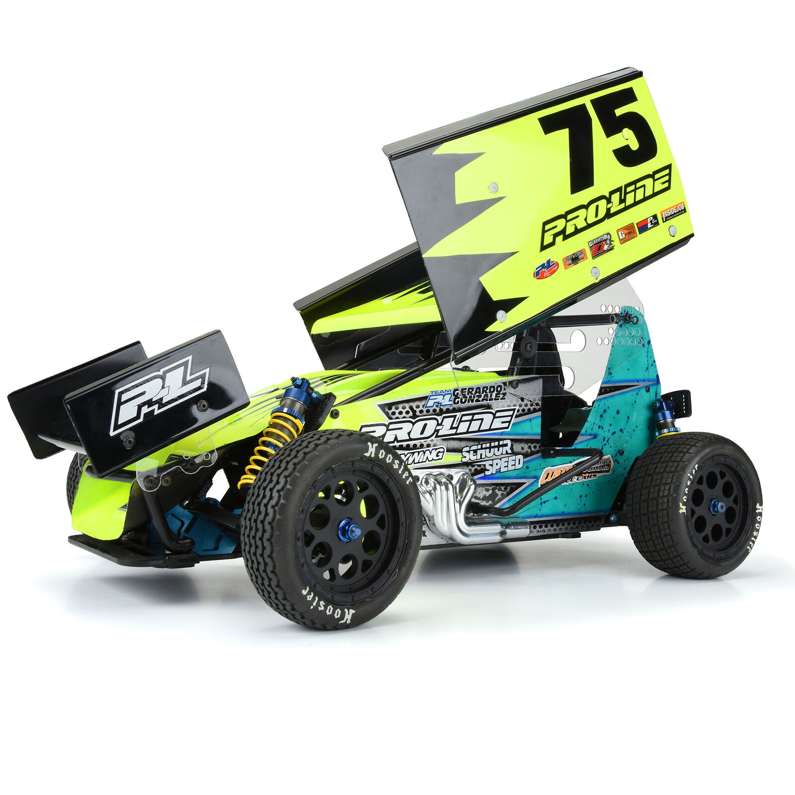 Pro-Line Racing 1/10 Showtime Rear 2.2" 12mm Sprint Car Wheels (2 ...