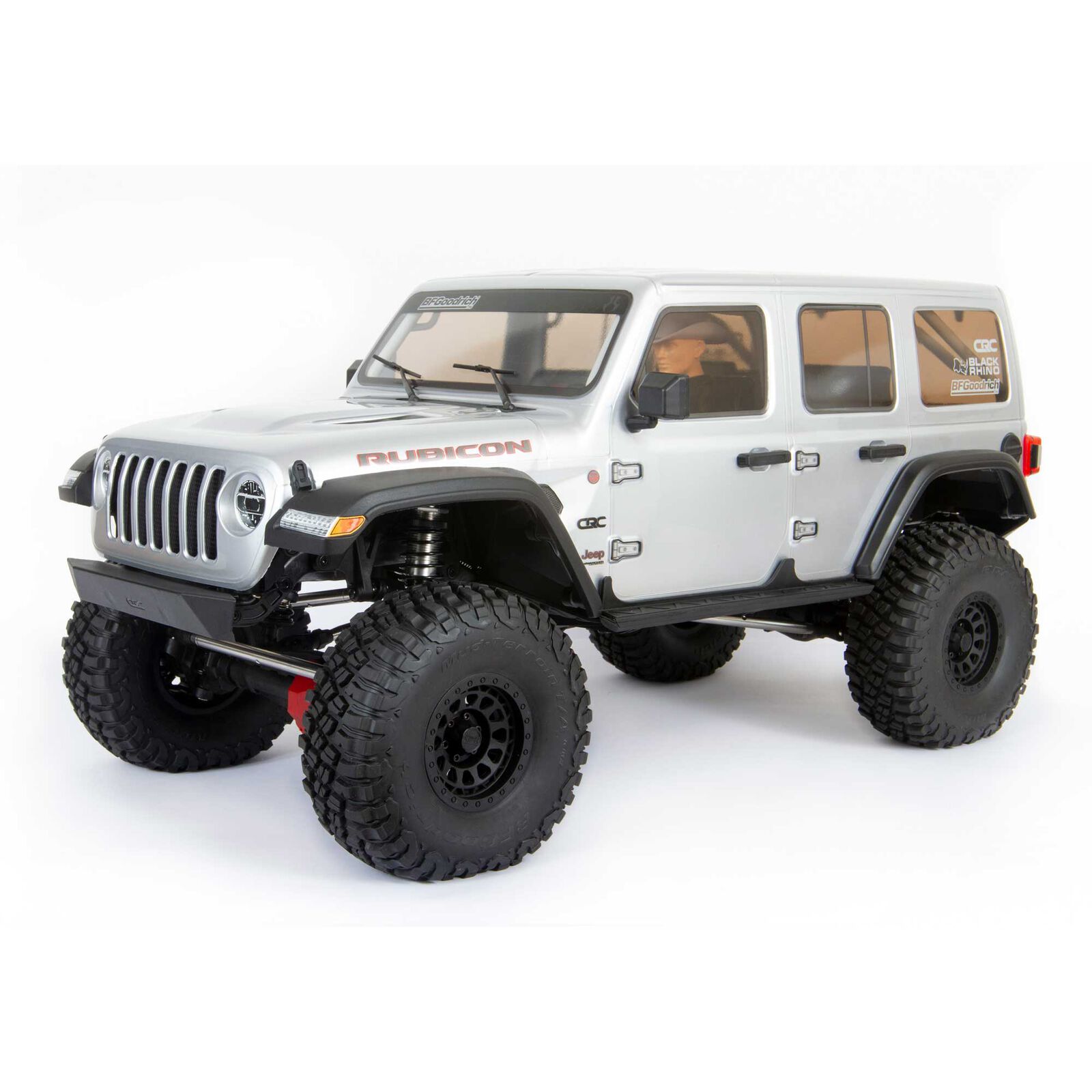 Axial 1/6 SCX6 Jeep JLU Wrangler 4X4 RTR Brushed Rock Crawler, Silver | Horizon Hobby