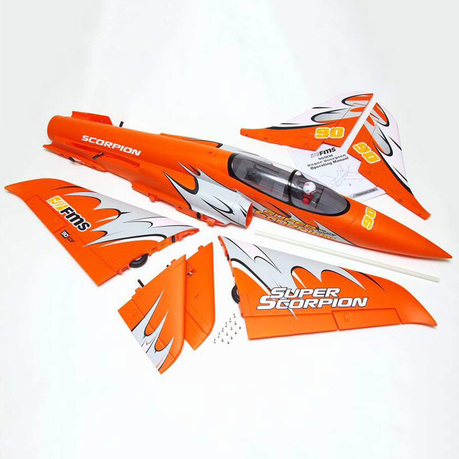 FMS Super Scorpion 90mm EDF PNP with Reflex | Horizon Hobby