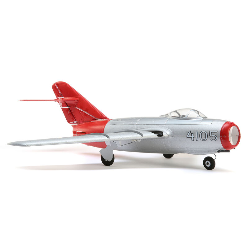 E-flite UMX MiG-15 28mm EDF Jet BNF Basic with AS3X and SAFE Select ...