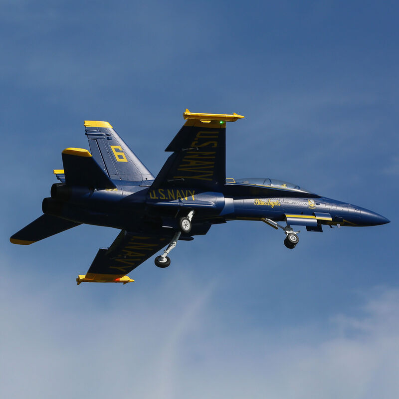 E-flite F-18 Blue Angels 80mm EDF Jet BNF Basic with AS3X and SAFE ...