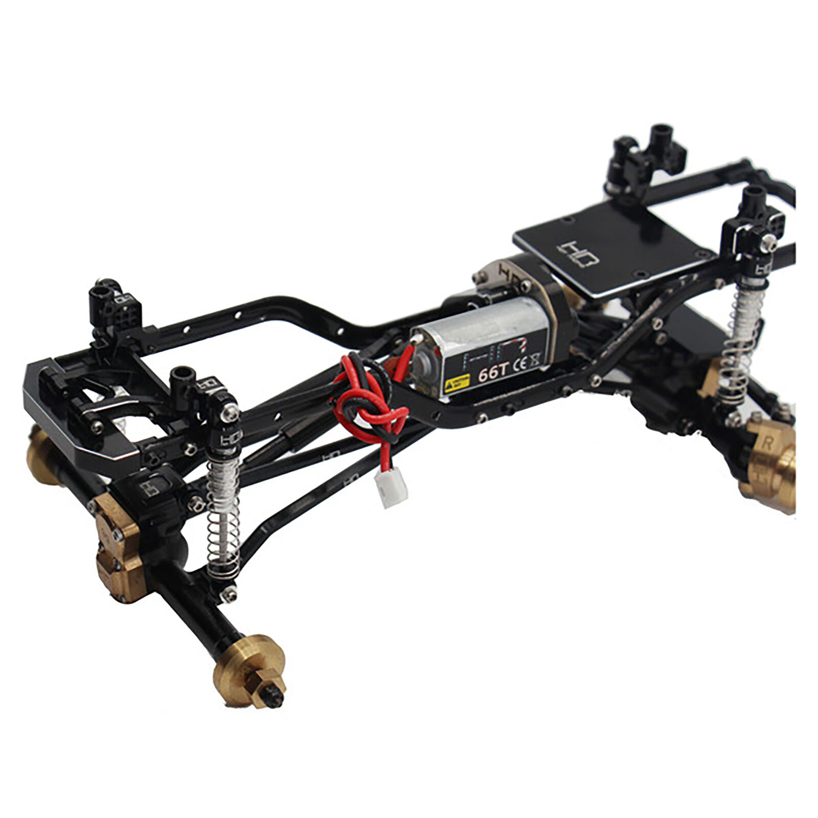 Hot Racing Aluminum Threaded Long Travel Shocks Set (4): SCX24 ...