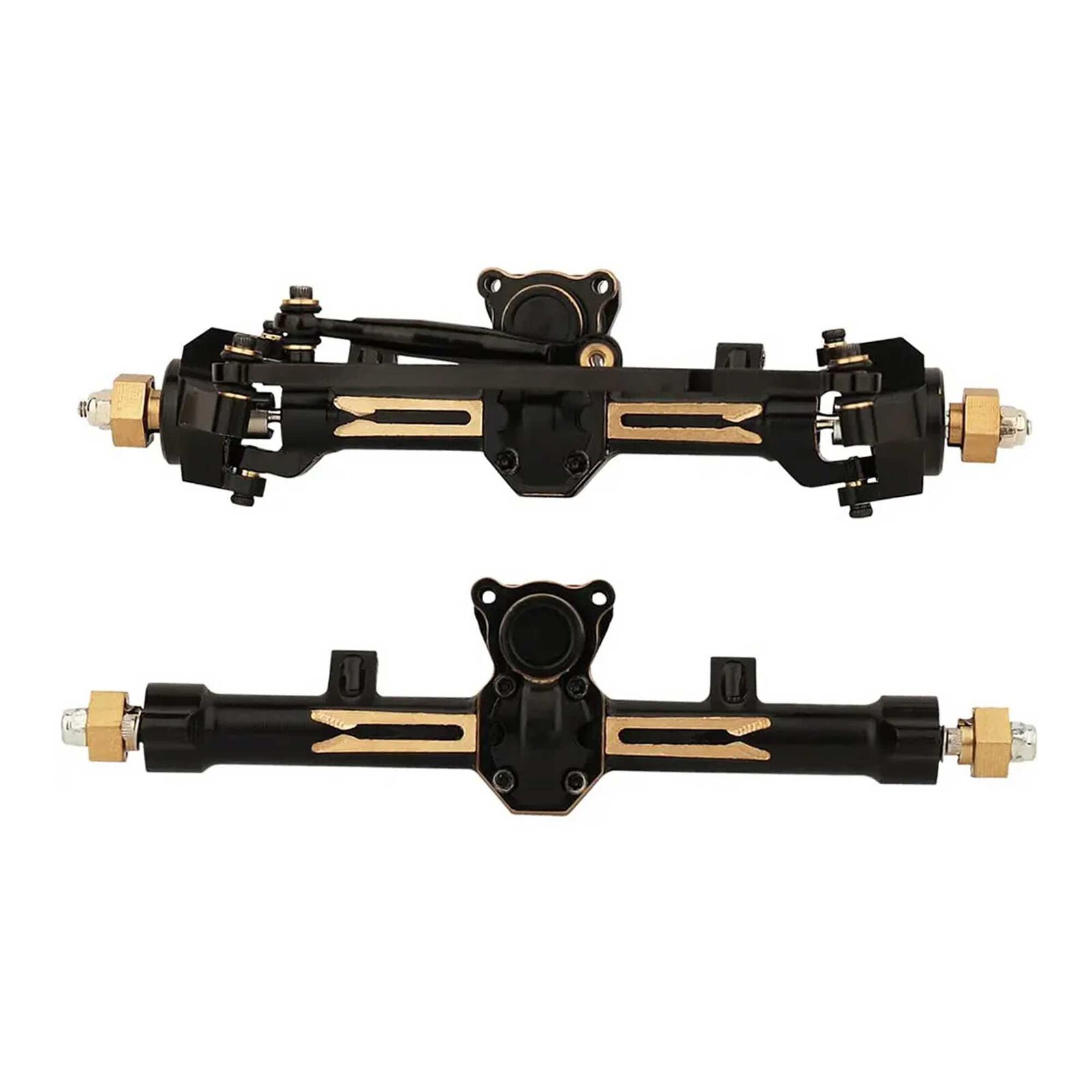 Integy Brass Machined 110g Front & Rear Axle Set for Axial SCX24 ...