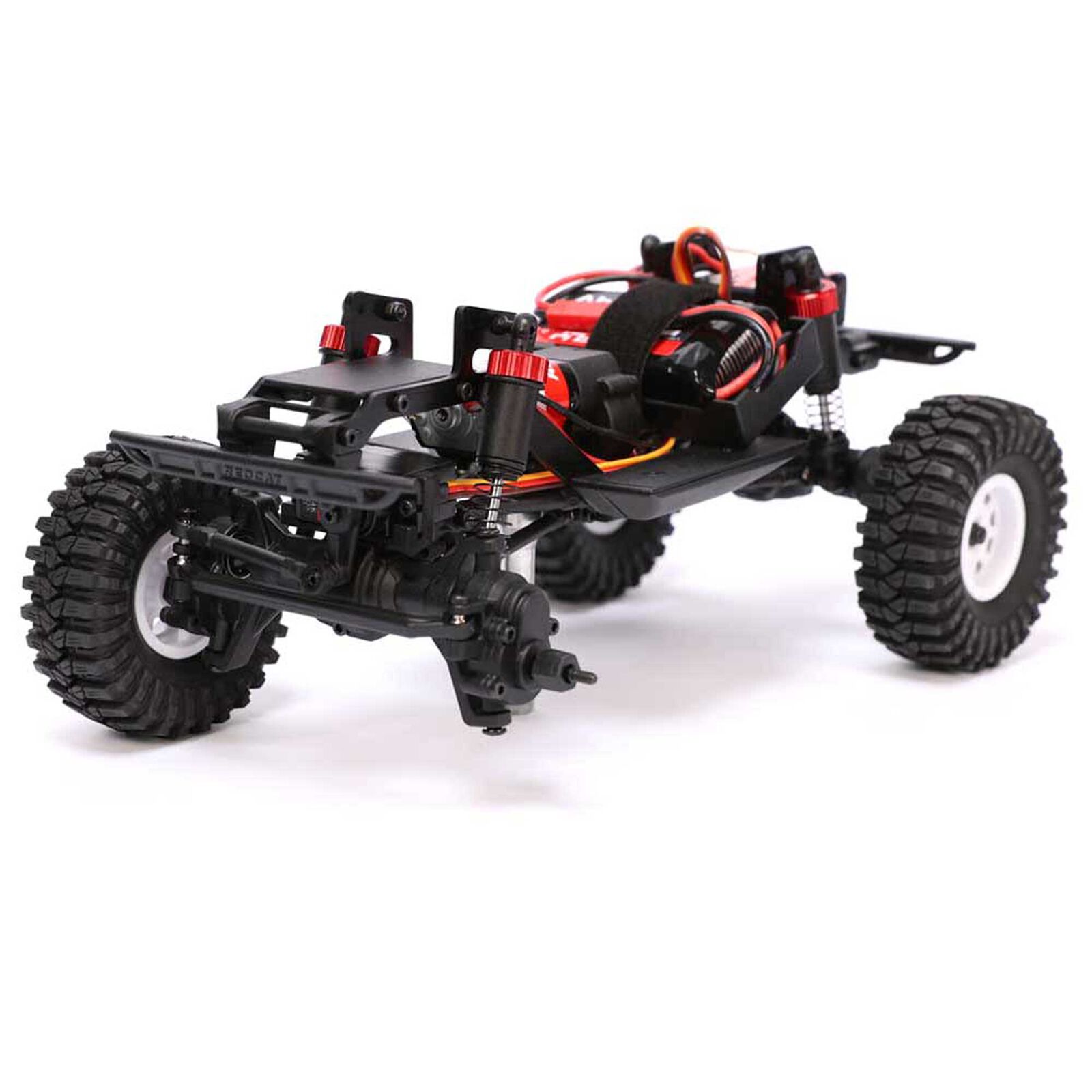 Redcat Racing 1/18 Ascent-18 4x4 Brushed Electric Rock Crawler RTR, Red ...