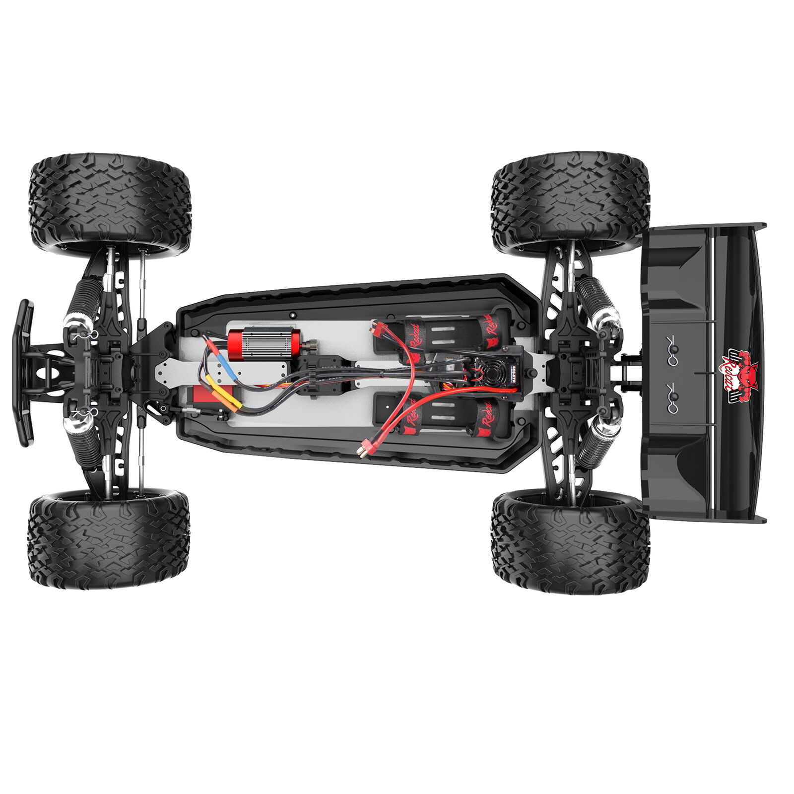 Redcat Racing 1/6 Shredder 4WD Truck Brushless RTR, Red | Horizon Hobby