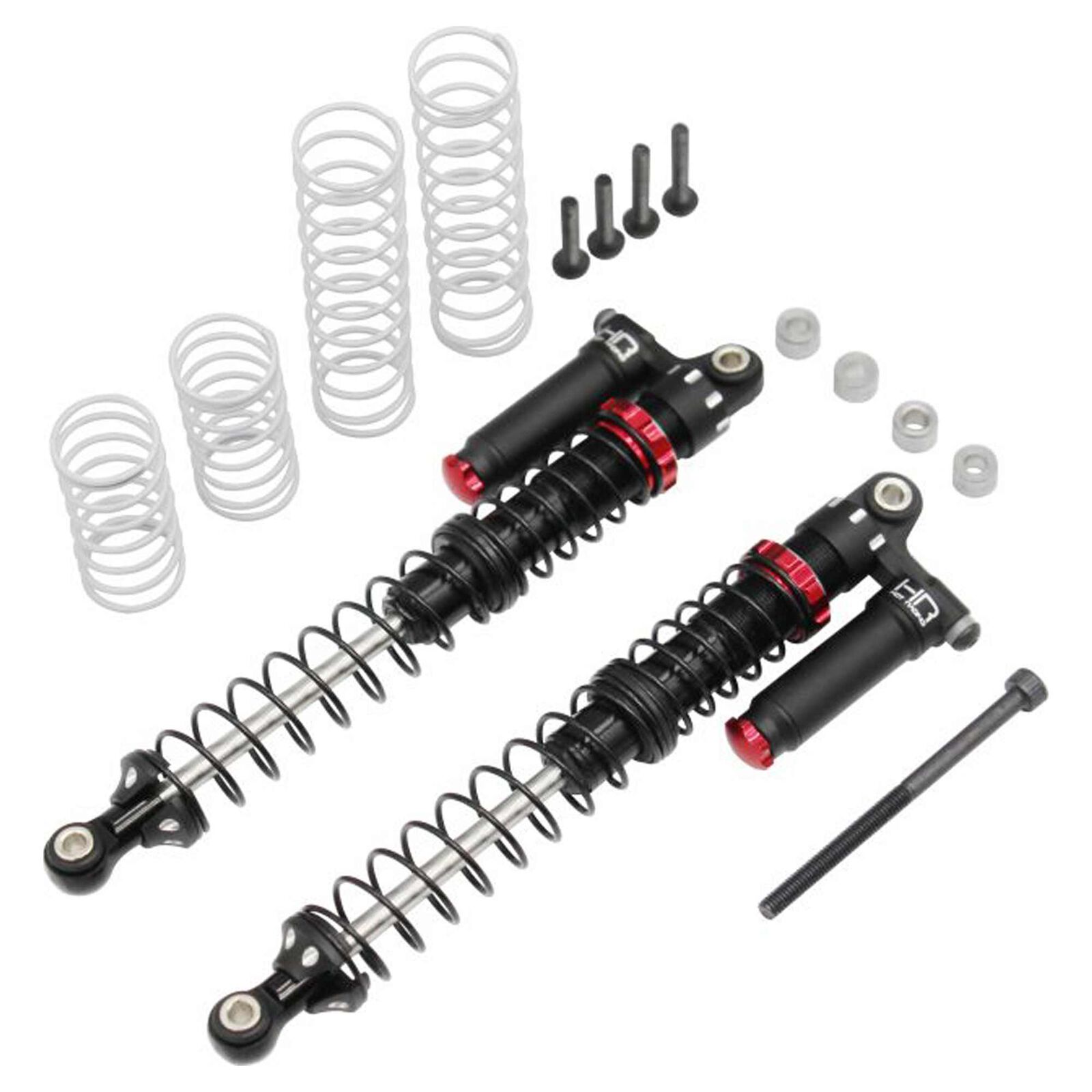 Hot Racing 110mm Aluminum Piggyback Shocks Adjustable | Horizon Hobby