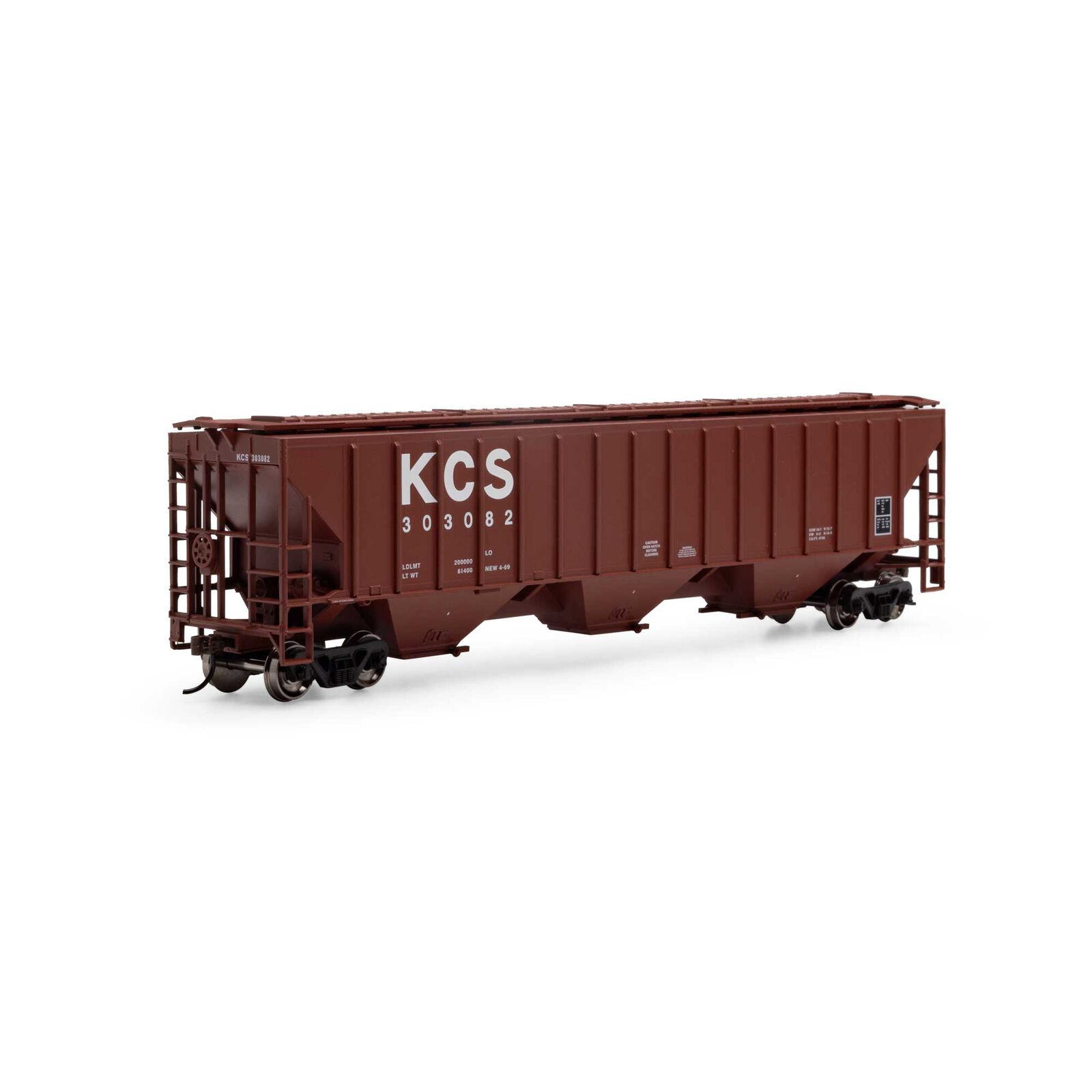 Athearn HO PS4740 Covered Hopper, KCS #303082 | Horizon Hobby