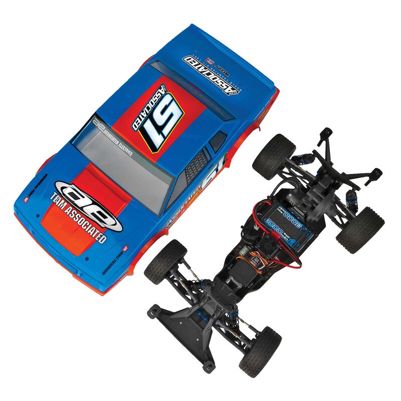 Team Associated 1/10 SR10M 2WD Dirt Oval RTR, Blue | Horizon Hobby