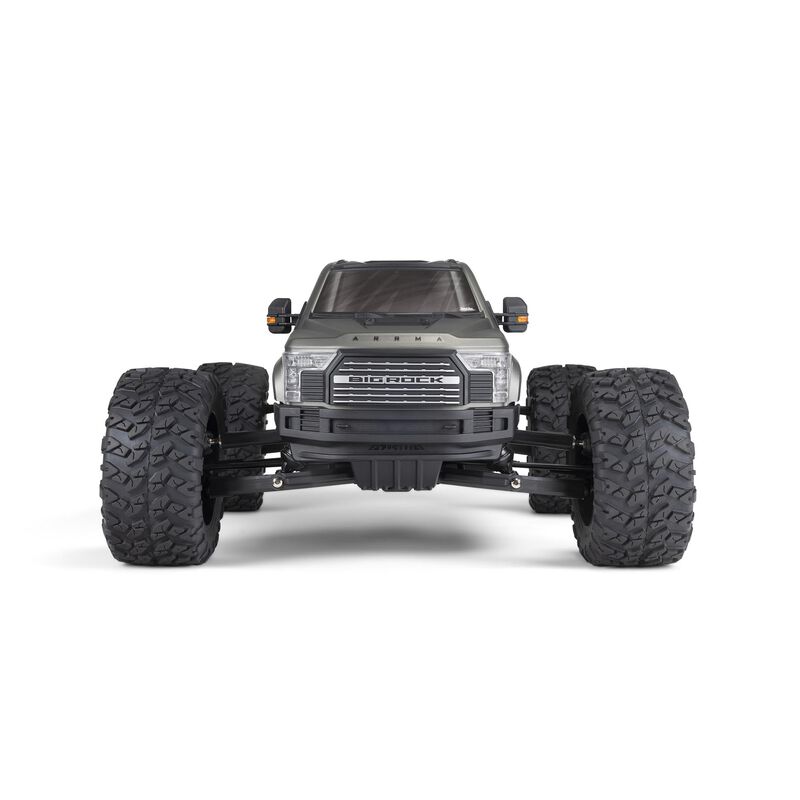 ARRMA 1/7 BIG ROCK 6S 4X4 RTR Brushless Monster Truck, Gun Metal ...