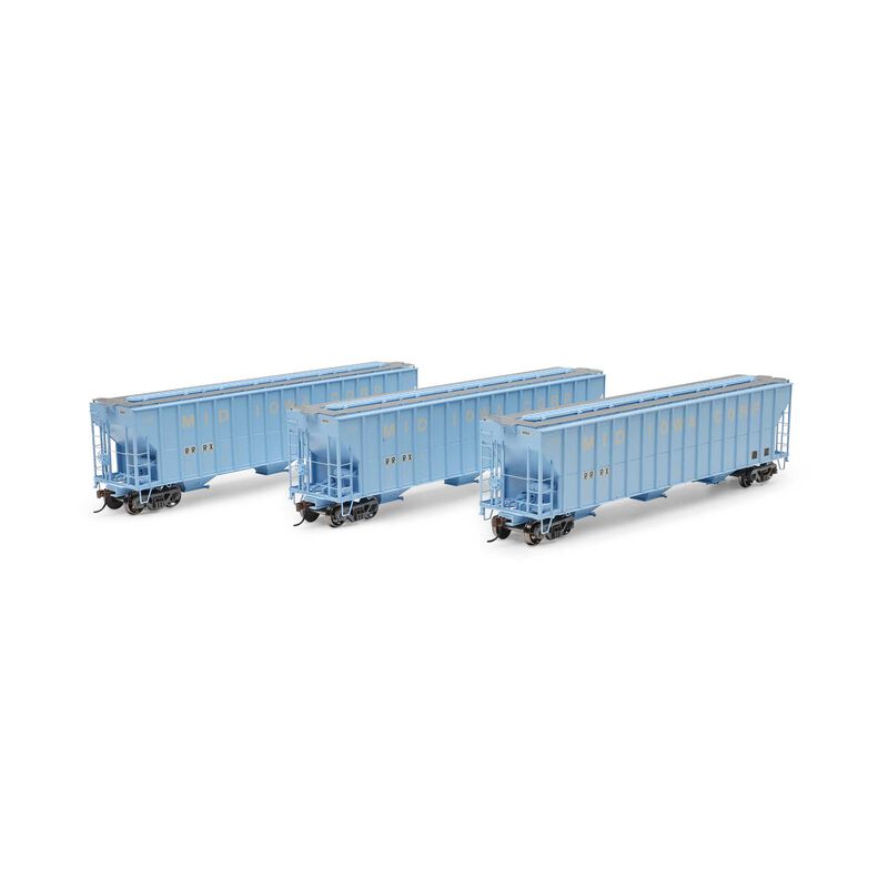 Athearn HO FMC 4700 Covered Hopper, RRRX Primed For Grime #2128 / 2132 ...