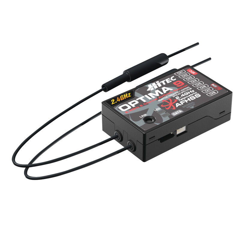 Hitec RCD Inc. Optima 9 AFHSS 9-Channel Receiver | Horizon Hobby