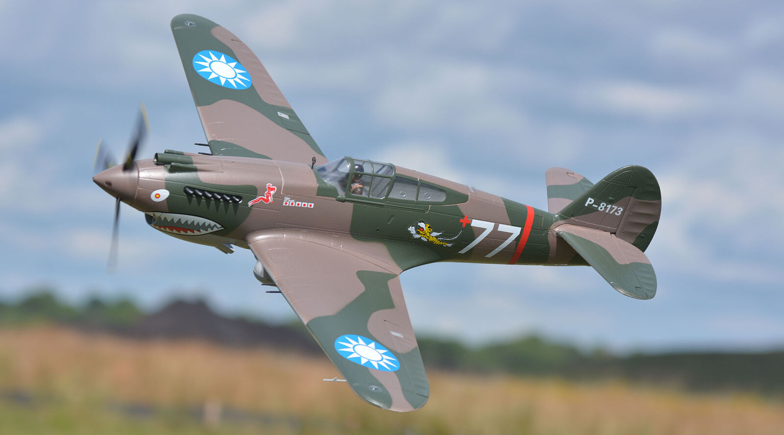 FMS P-40B 1400mm PNP with Reflex | Horizon Hobby