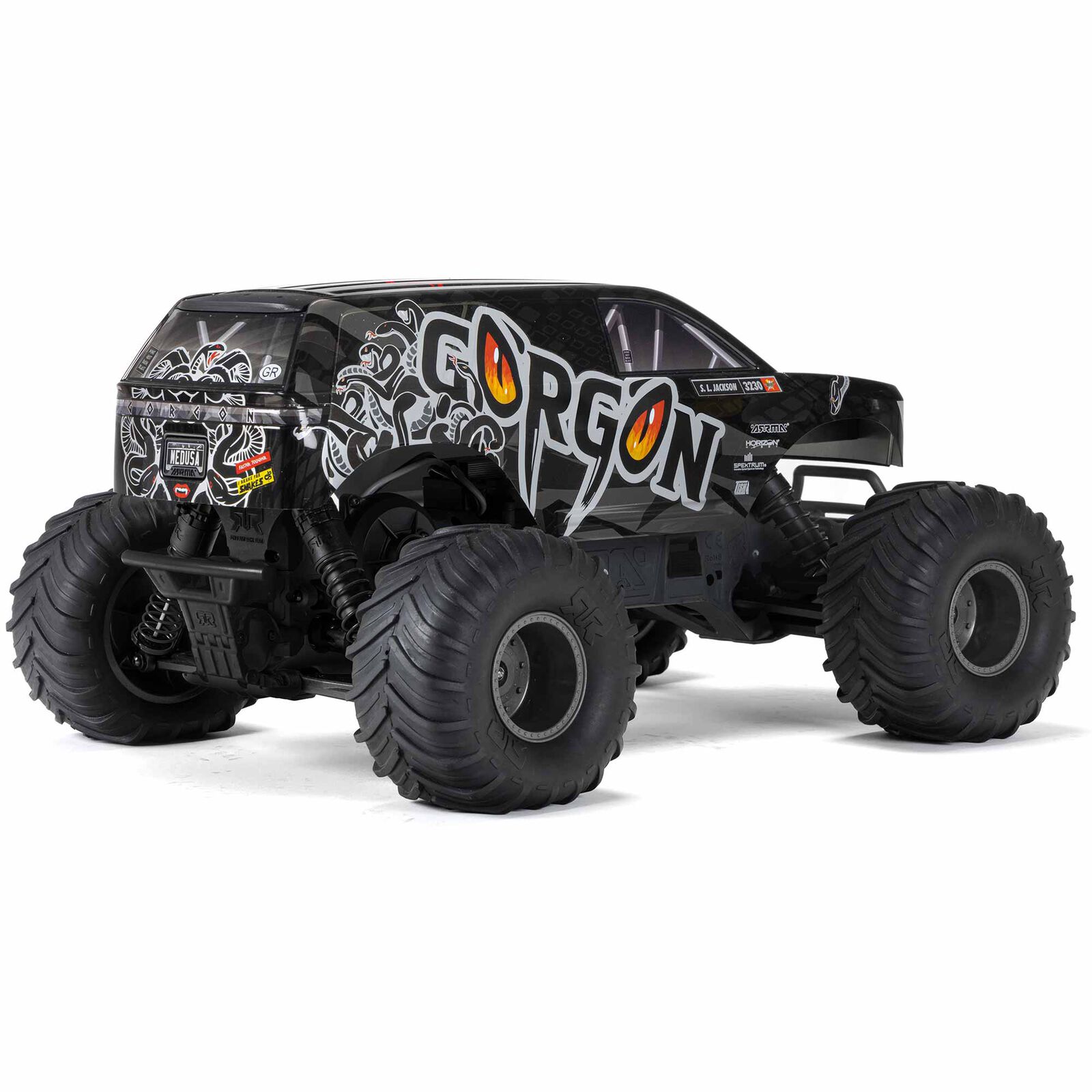 ARRMA 1/10 GORGON 2WD RTA Kit Brushed Monster Truck (Battery & Charger ...