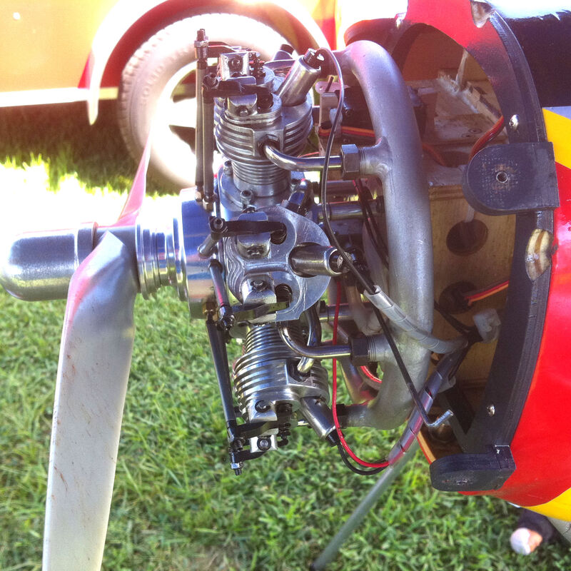 Evolution Engines 7-Cylinder 35cc 4-Stroke Glow Radial Engine | Horizon ...