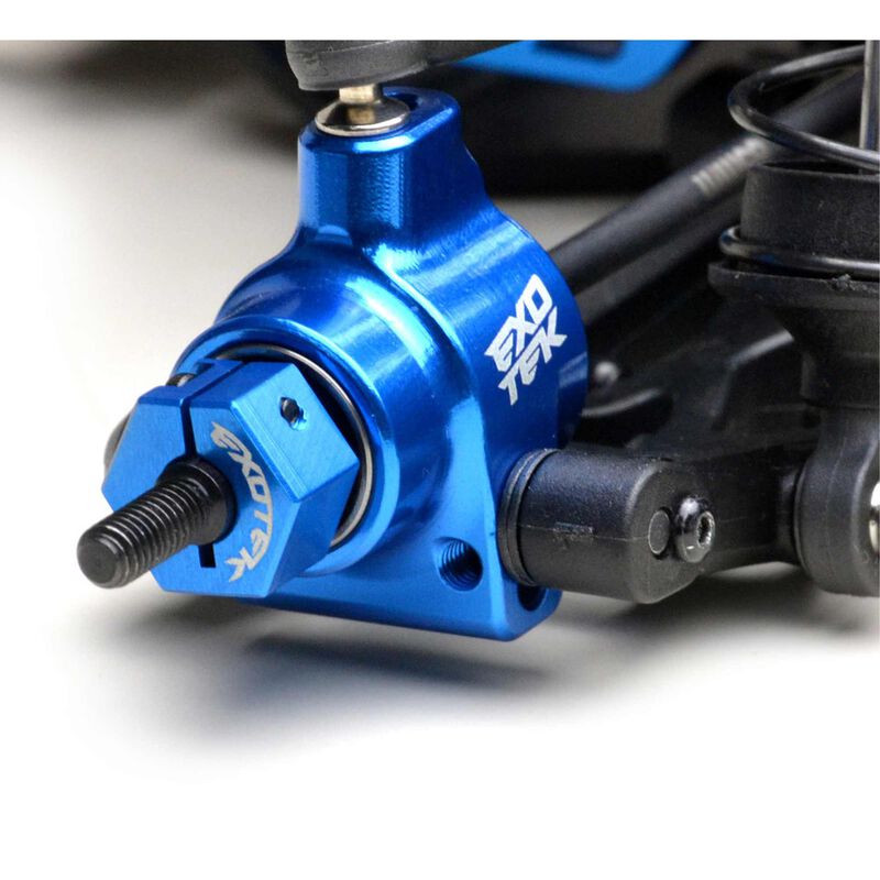 EXOTEK RACING LLC Rear Clamping Hex, 7075 1 Pair: Rb10, Pro2 Sc10 | Horizon Hobby