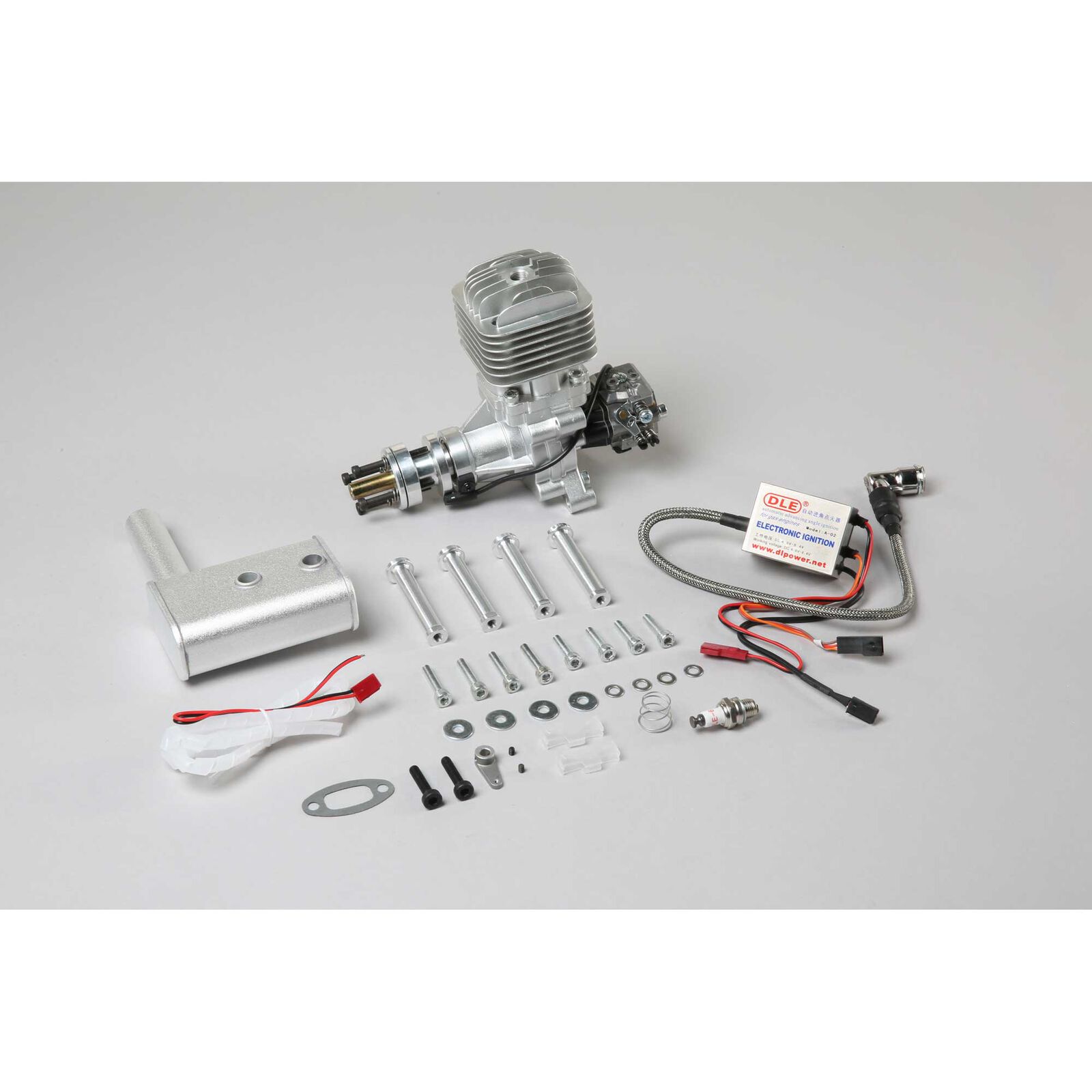 DLE Engines DLE-30 30cc Gas Rear Carb with Electronic Ignition and ...