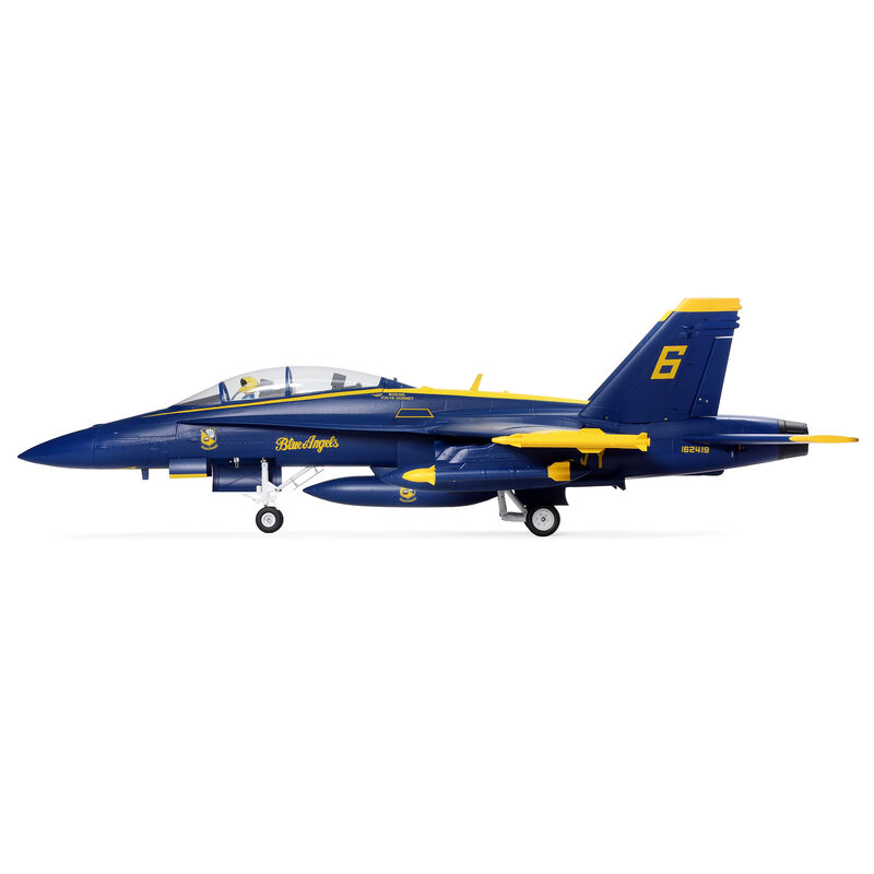 E-flite F-18 Blue Angels 80mm EDF Jet BNF Basic with AS3X and SAFE ...