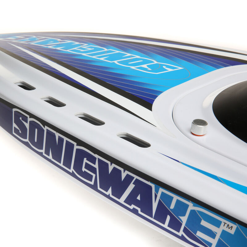 Pro Boat Sonicwake 36" Self-Righting Brushless Deep-V RTR, White ...