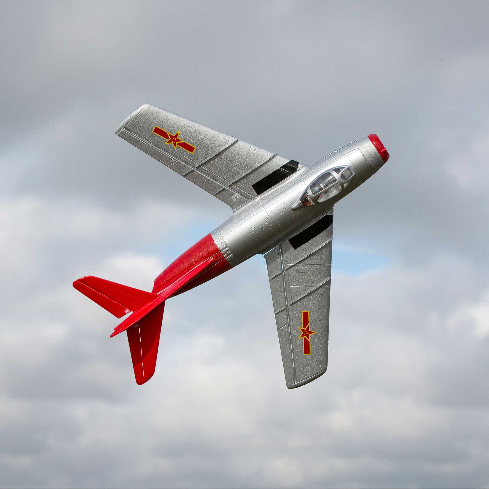 E-flite UMX MiG-15 28mm EDF Jet BNF Basic with AS3X and SAFE Select ...