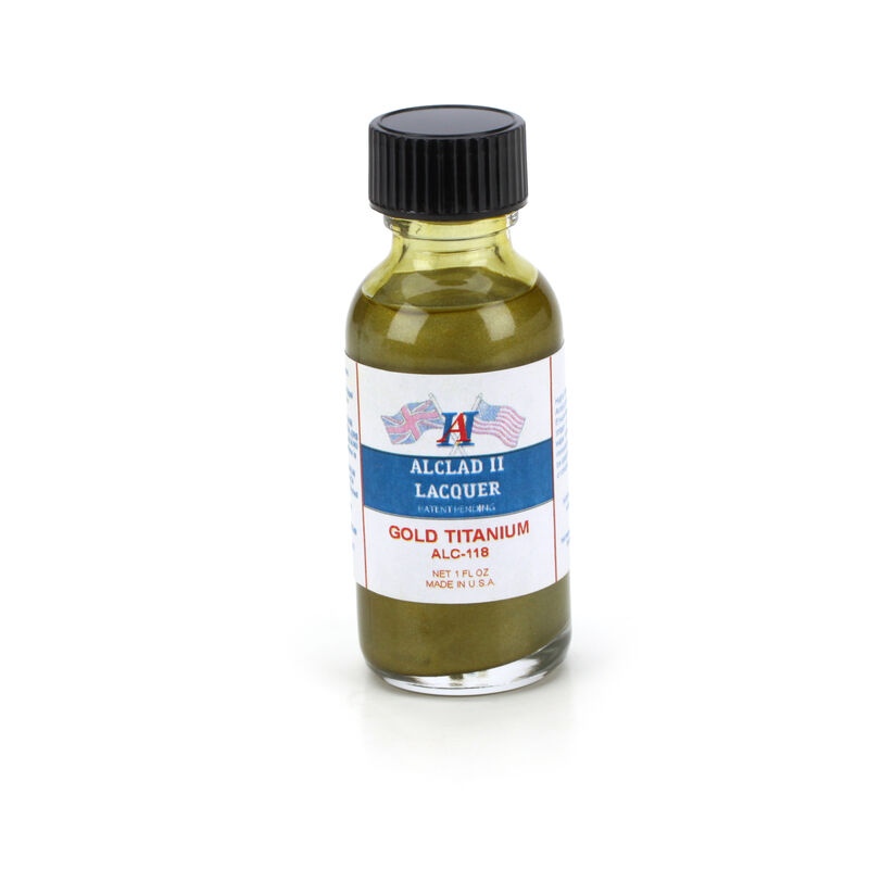 Alclad II Lacquers Gold Titanium 1 oz. | Horizon Hobby