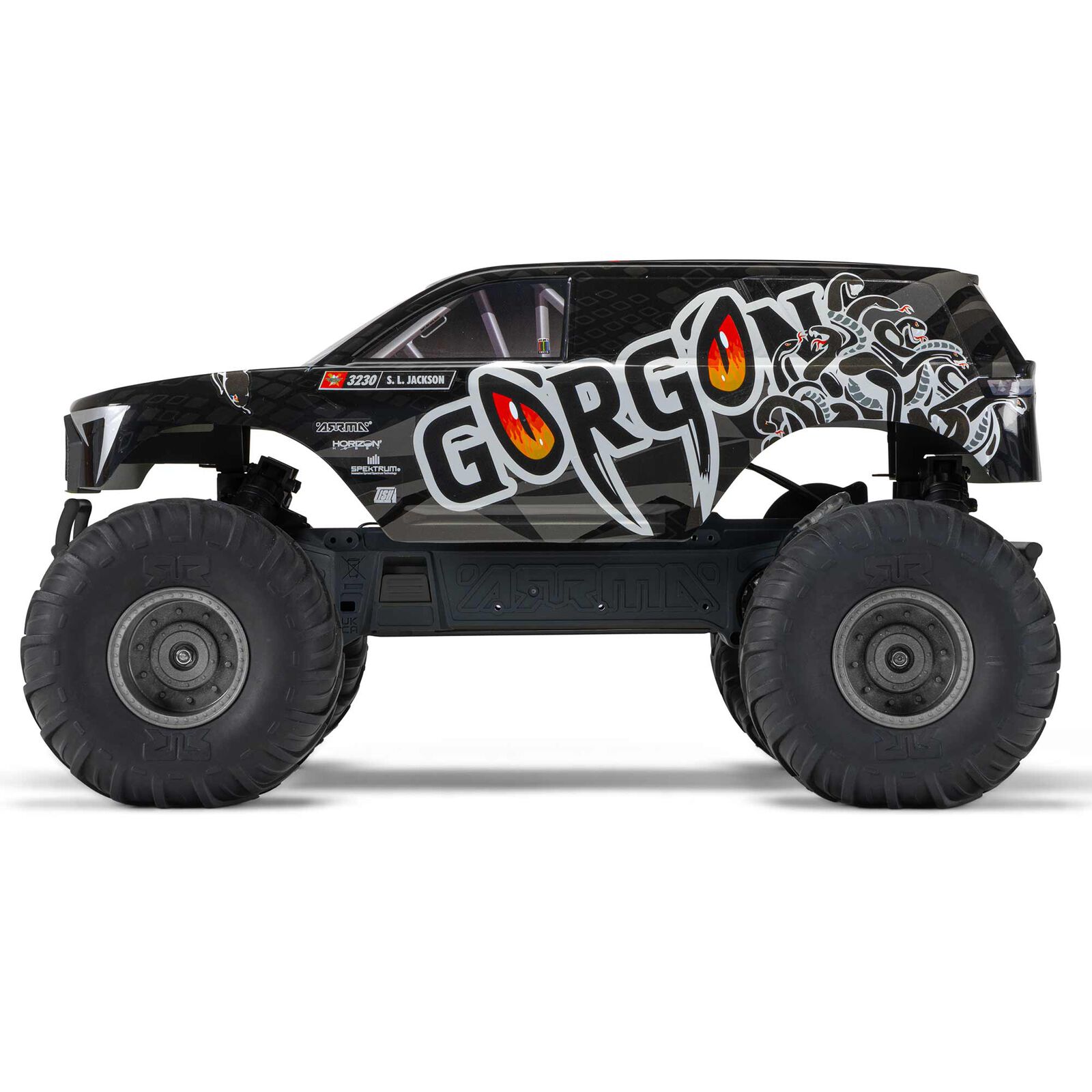 ARRMA 1/10 GORGON 2WD RTA Kit Brushed Monster Truck (Battery & Charger ...