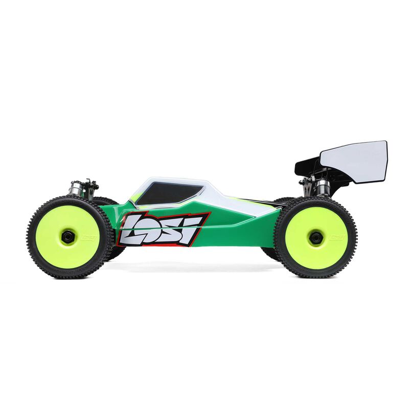 Losi 1/8 8IGHT-XE 4S 4X4 RTR Brushless Race Buggy, Clear | Horizon Hobby