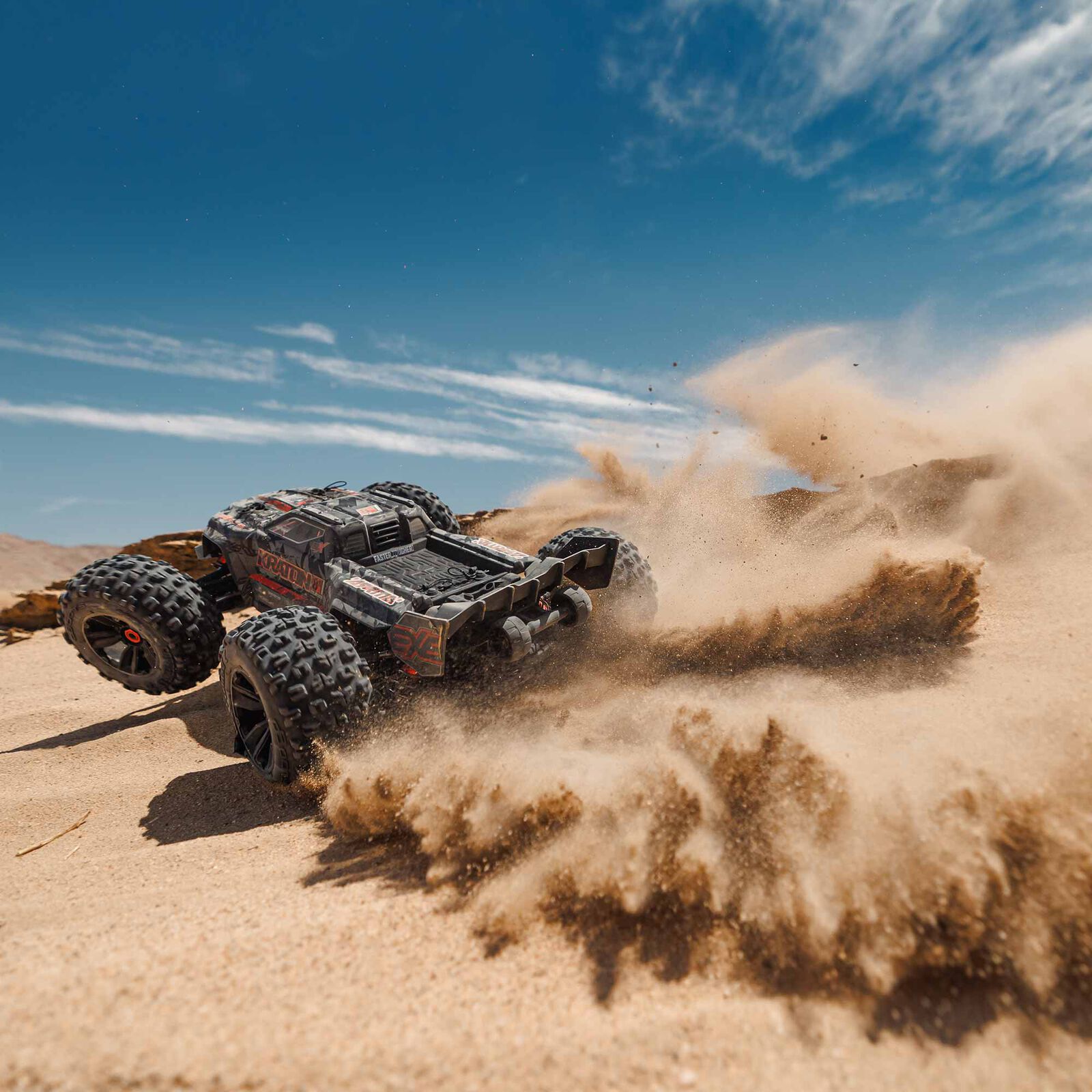 ARRMA 1/5 KRATON 8S EXB AVC 4X4 RTR Brushless Speed Truck, Black ...