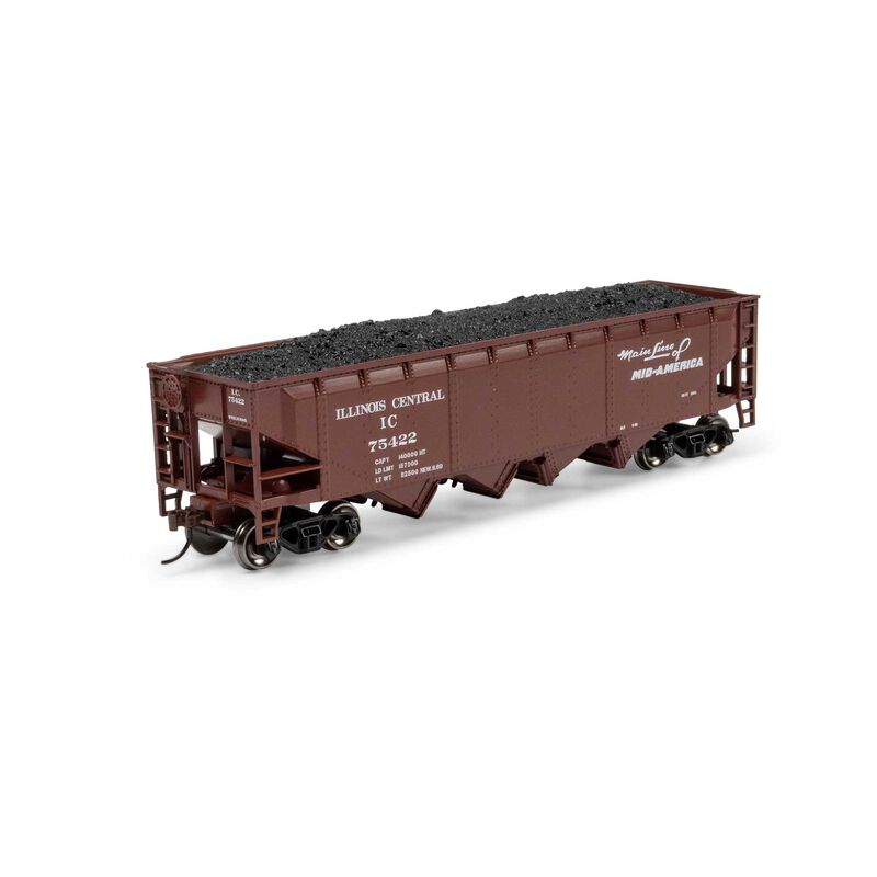 Athearn HO ATH 40' 4-Bay Offset Hopper with Load, IC #75422 | Horizon Hobby