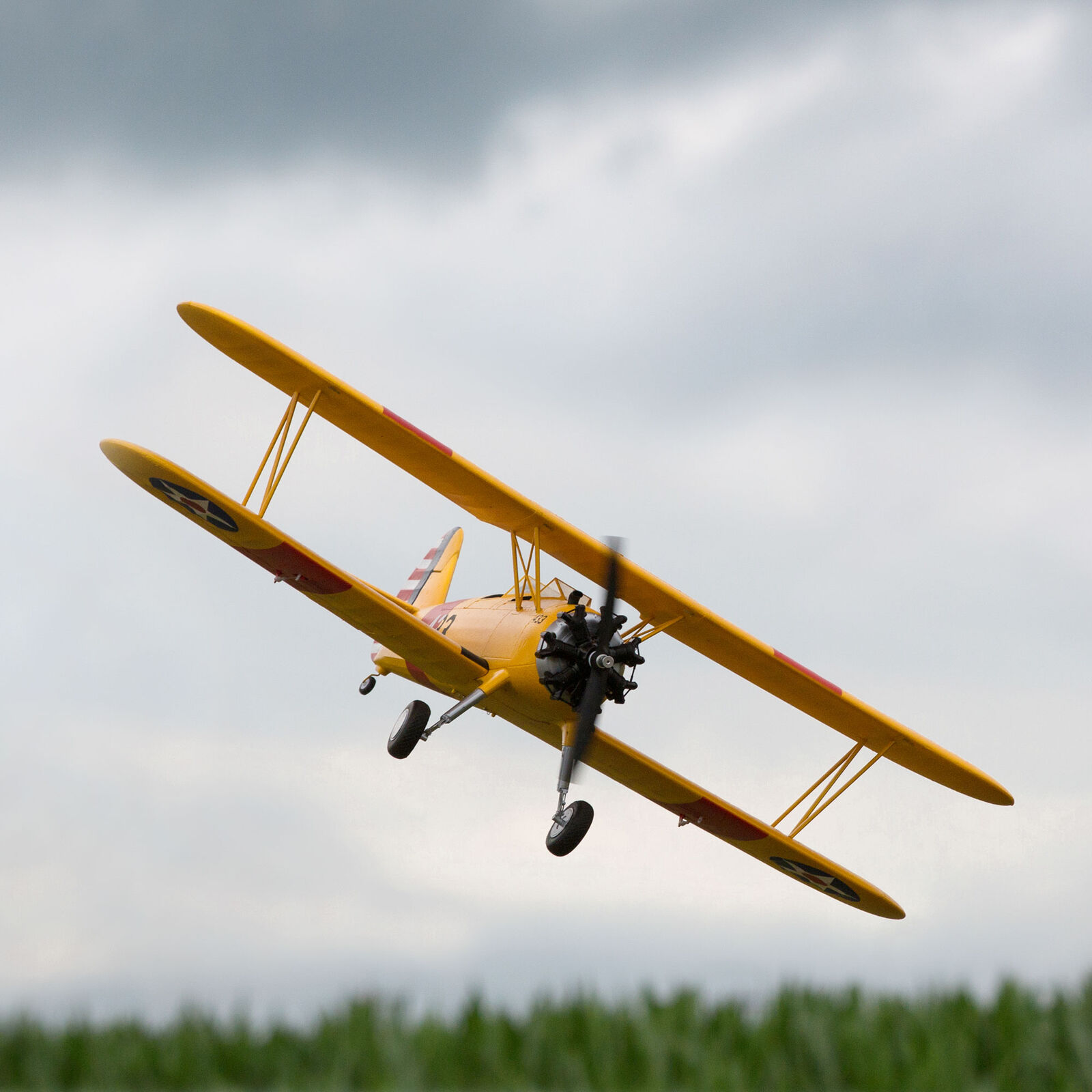 E-flite PT-17 1.1m BNF Basic with AS3X | Horizon Hobby