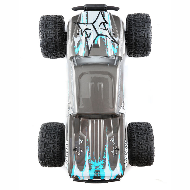ECX 1/10 Ruckus 2WD Monster Truck Brushless with LiPo RTR, Silver ...